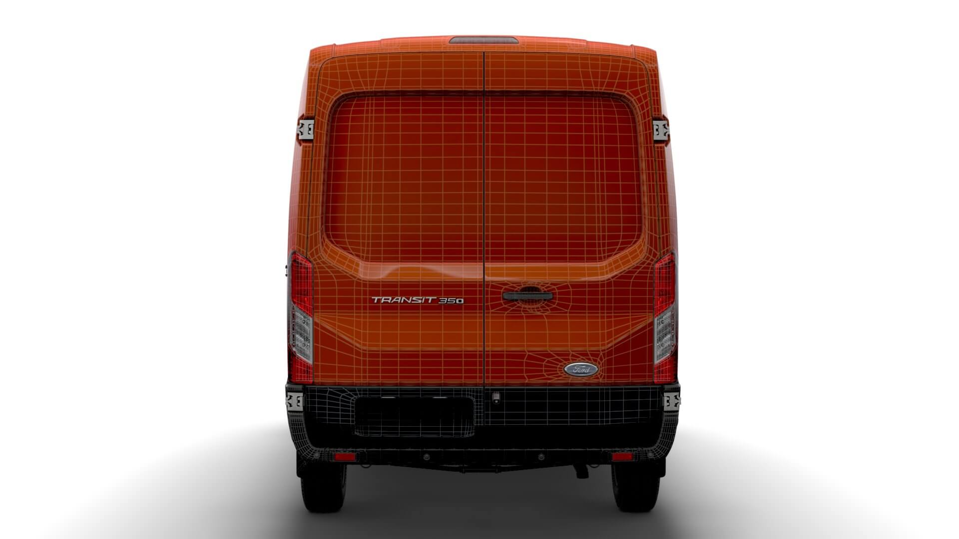 Ford Transit Van UK Spec L2H2 Leader 2020 - 3D Model by Creator 3D