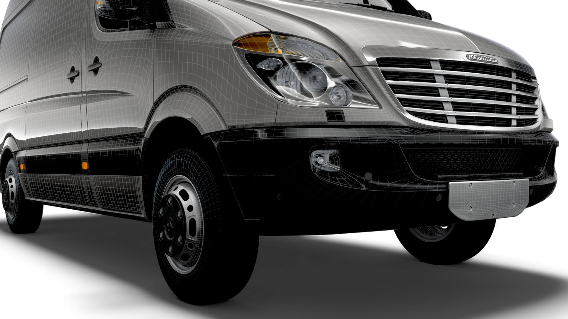 Freightliner Sprinter Cargo Van L2H2 2009 - 3D Model by Creator 3D