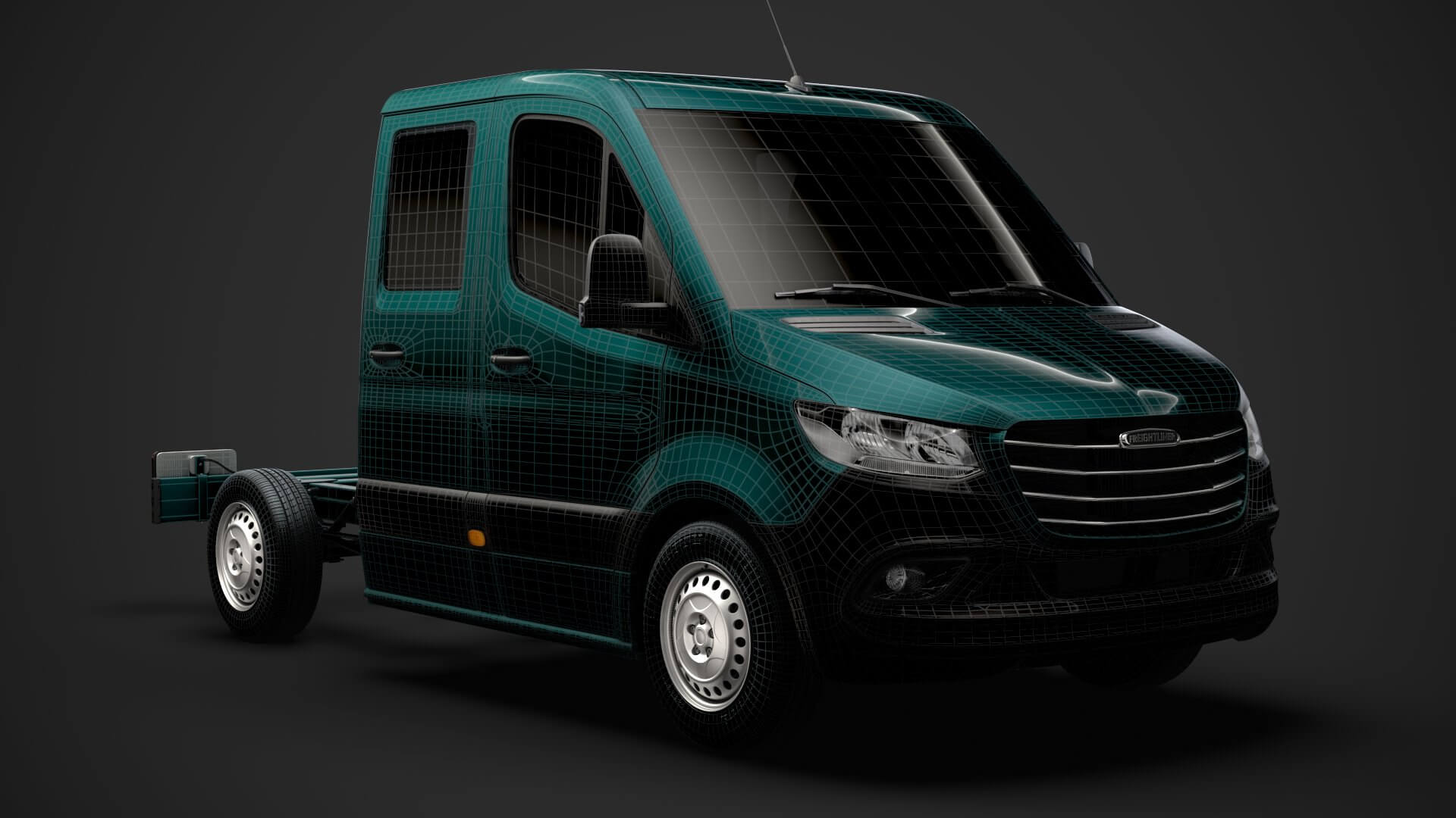 Freightliner Sprinter Chassis Crew Cab L1 FWD 2019 - 3D Model by Creator 3D