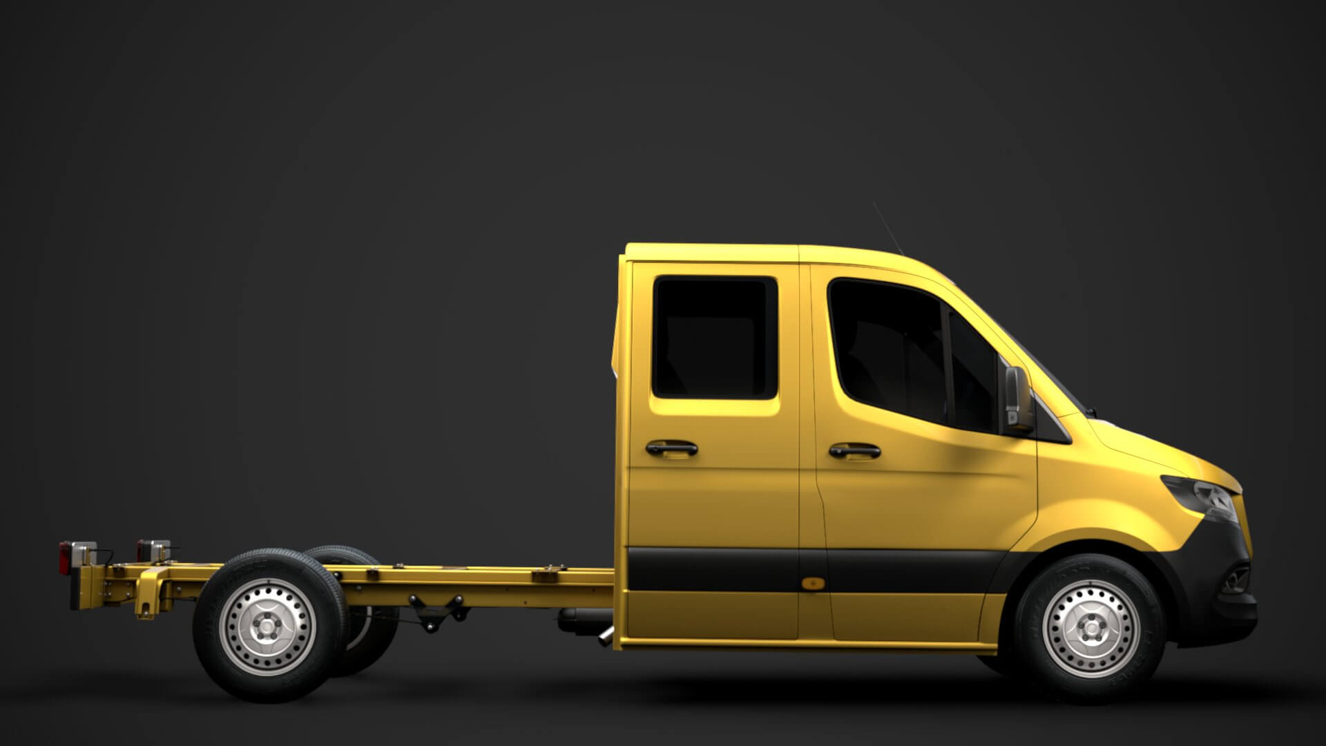 Freightliner Sprinter Chassis Crew Cab L2 FWD 2019 - 3D Model by Creator 3D