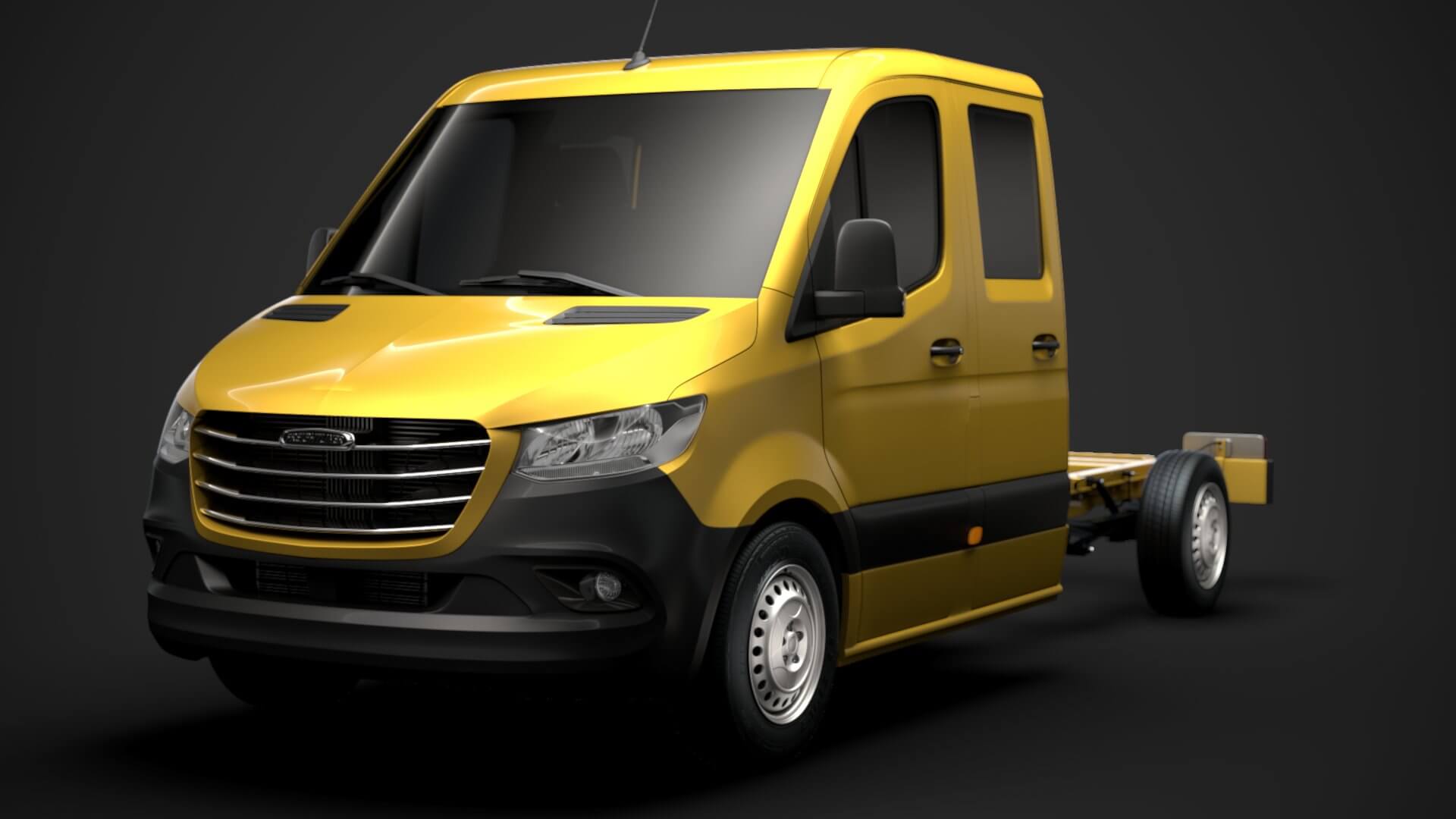 Freightliner Sprinter Chassis Crew Cab L2 FWD 2019 - 3D Model by Creator 3D