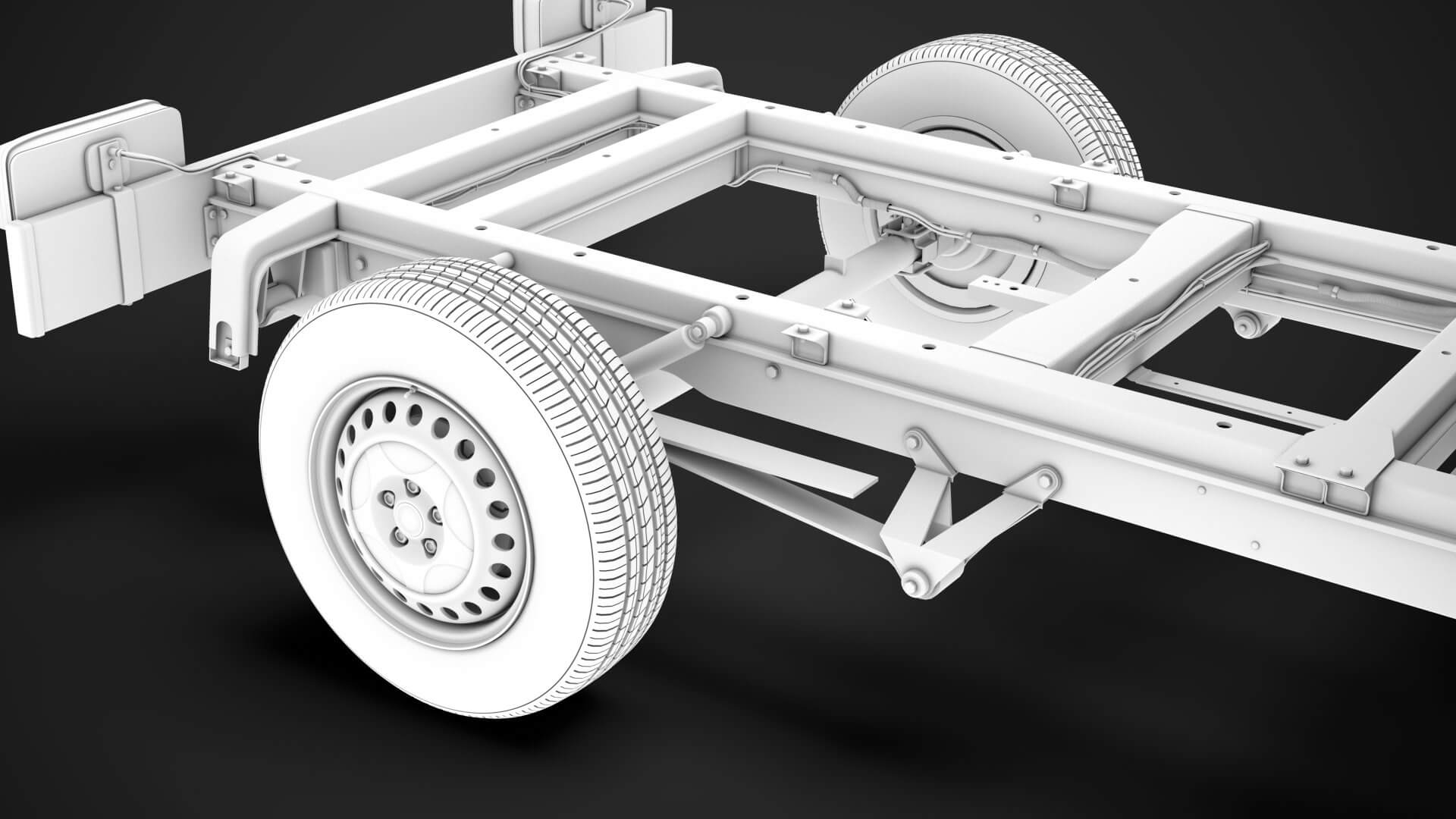 Freightliner Sprinter Chassis Crew Cab L2 FWD 2019 - 3D Model by Creator 3D