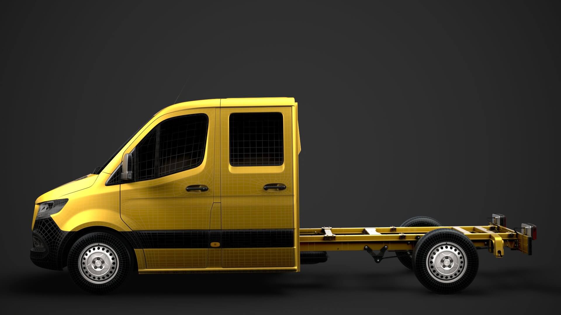 Freightliner Sprinter Chassis Crew Cab L2 FWD 2019 - 3D Model by Creator 3D