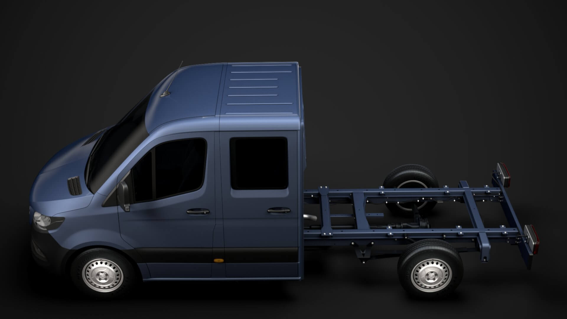 Freightliner Sprinter Chassis Crew Cab L2 RWD 2019 - 3D Model by Creator 3D