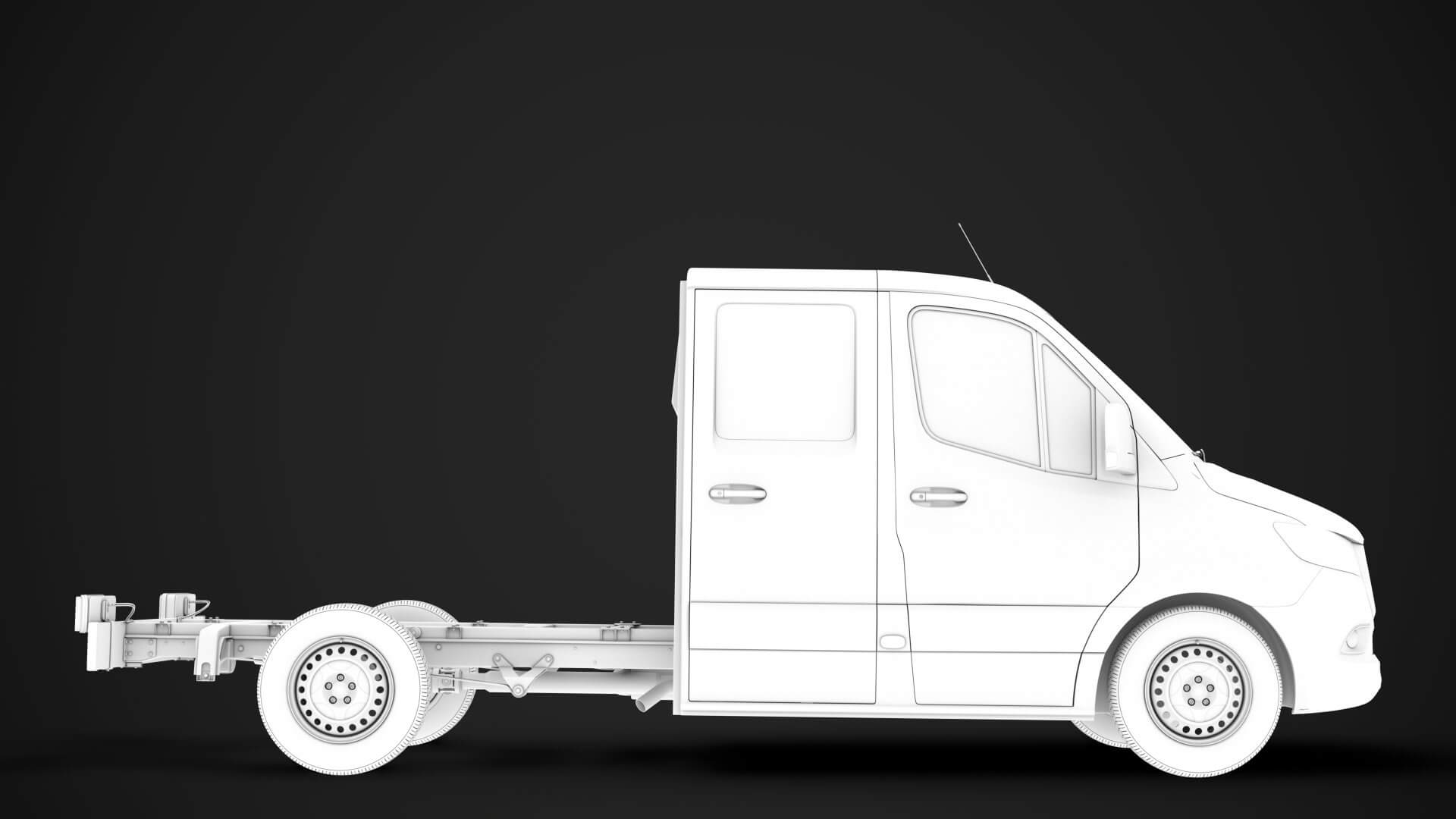 Freightliner Sprinter Chassis Crew Cab L2 RWD 2019 - 3D Model by Creator 3D