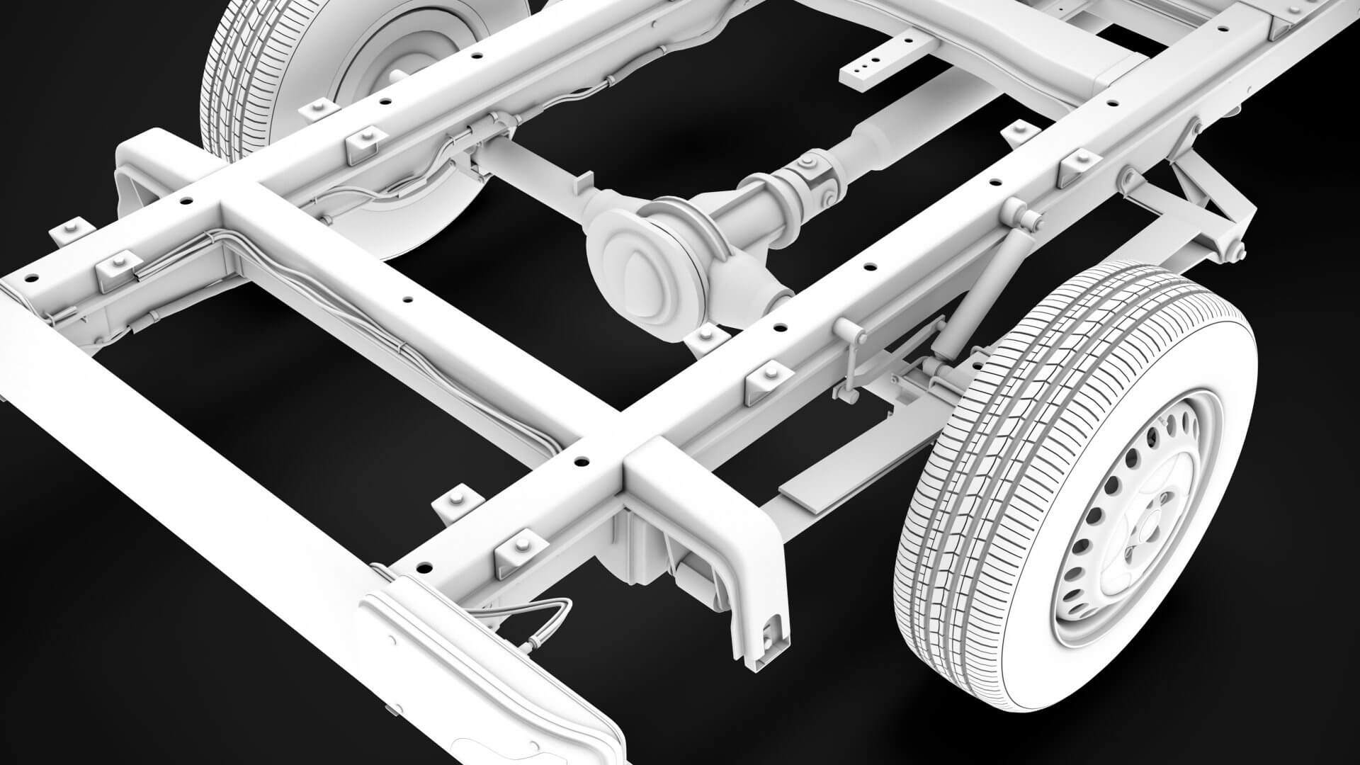 Freightliner Sprinter Chassis Crew Cab L2 RWD 2019 - 3D Model by Creator 3D