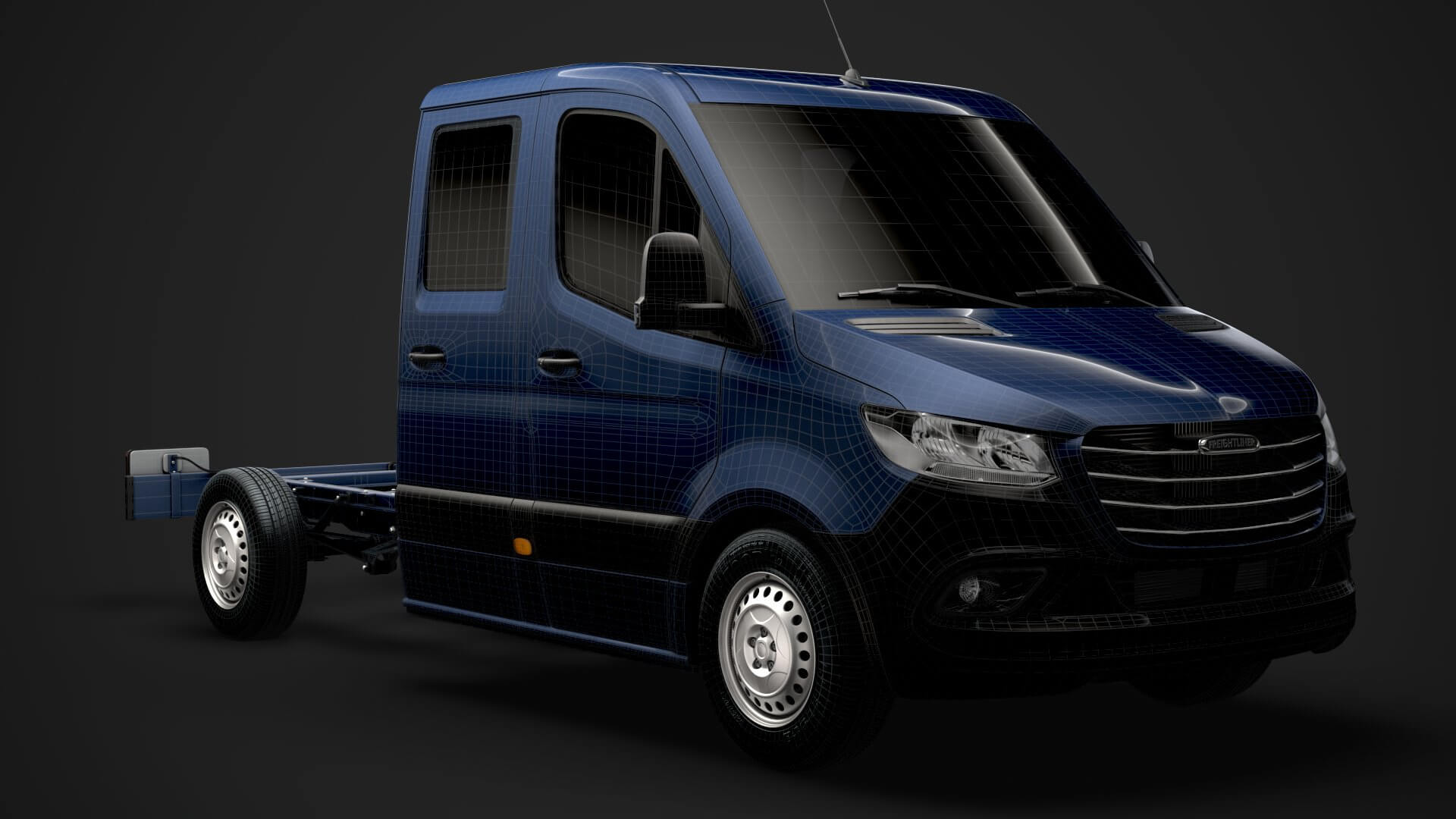 Freightliner Sprinter Chassis Crew Cab L2 RWD 2019 - 3D Model by Creator 3D