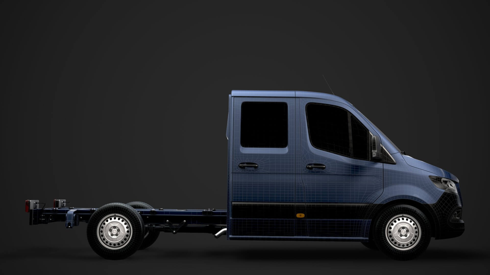 Freightliner Sprinter Chassis Crew Cab L2 RWD 2019 - 3D Model by Creator 3D