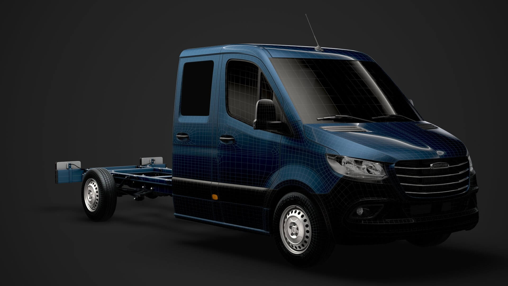 Freightliner Sprinter Chassis Crew Cab L3 RWD 2019 - 3D Model by Creator 3D