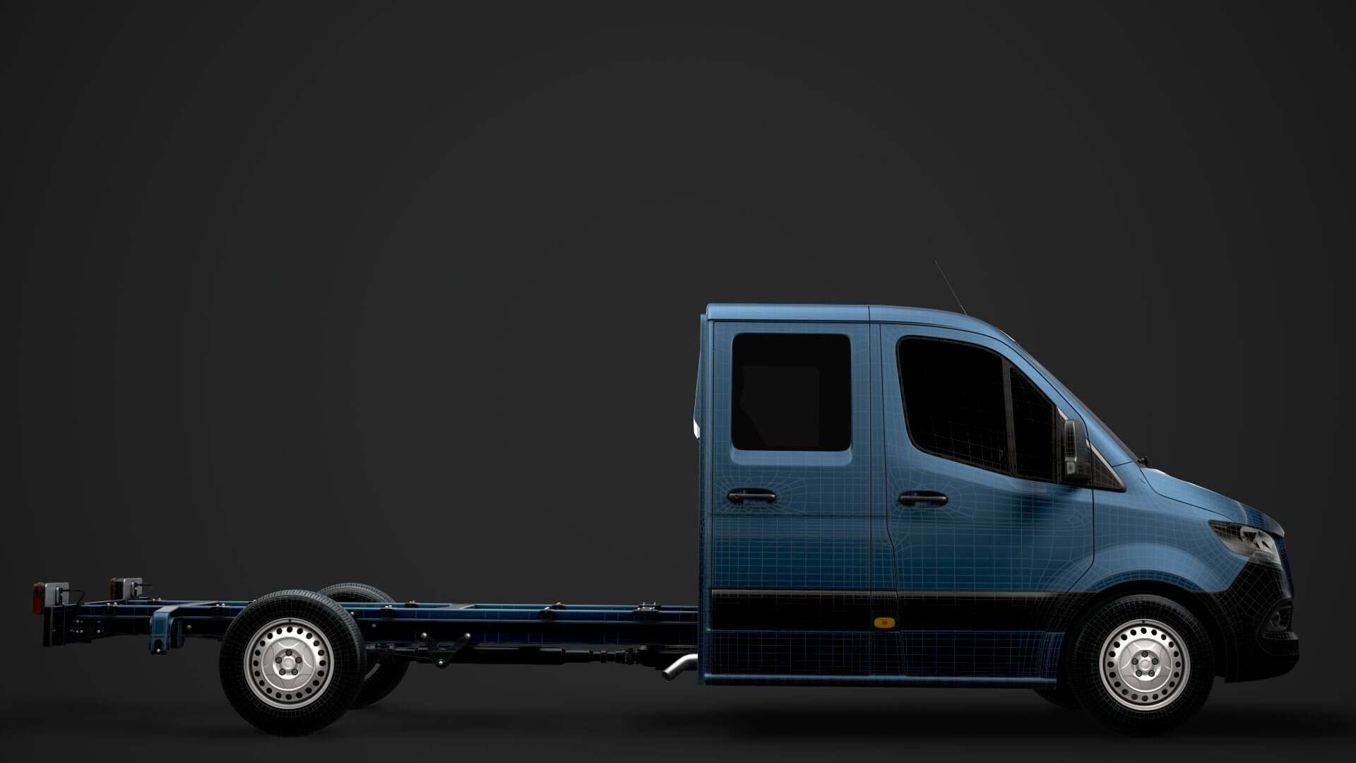 Freightliner Sprinter Chassis Crew Cab L3 RWD 2019 - 3D Model by Creator 3D