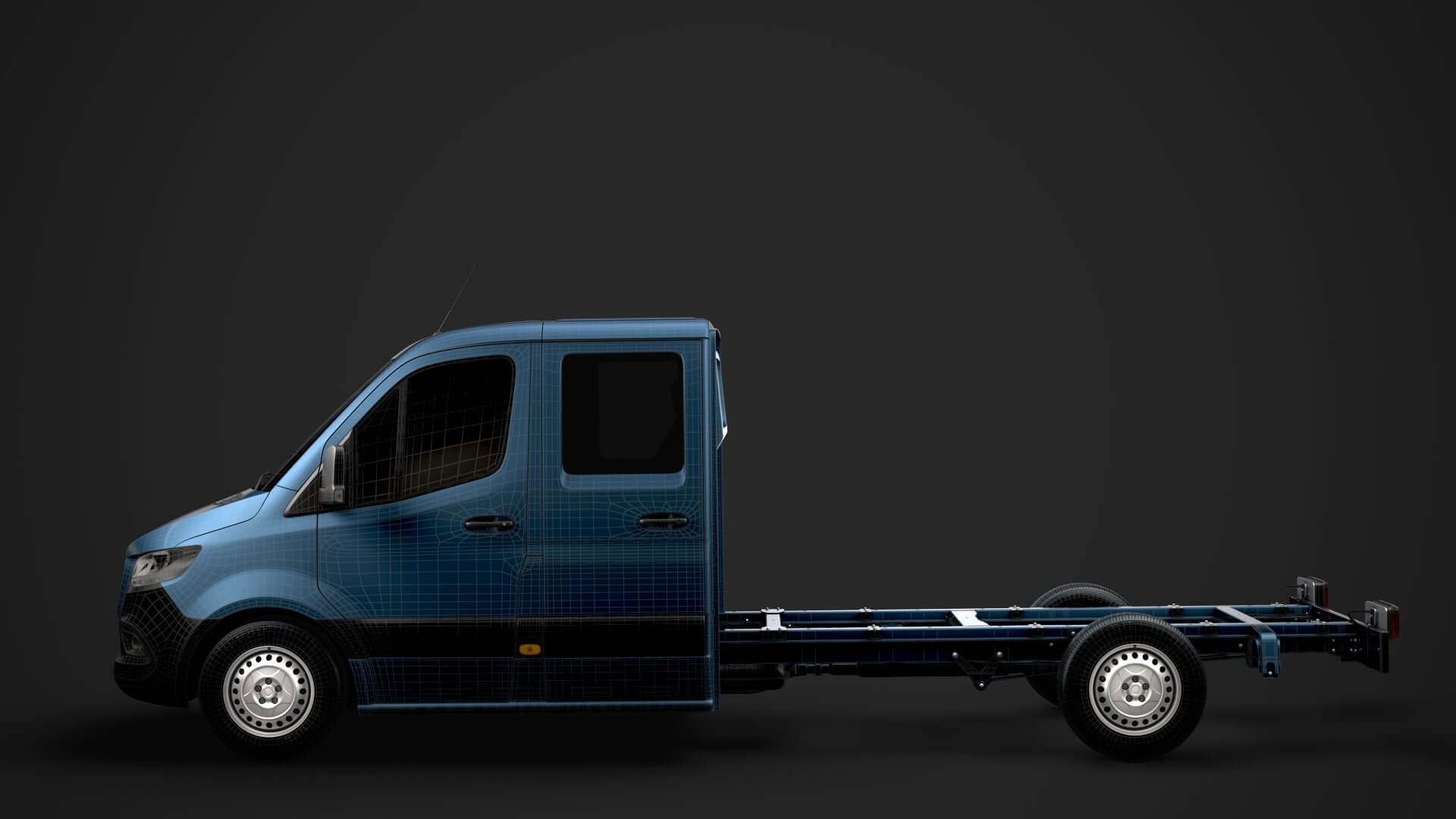 Freightliner Sprinter Chassis Crew Cab L3 RWD 2019 - 3D Model by Creator 3D