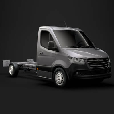 Freightliner Sprinter Chassis Single Cab L2 RWD 2019 - 3D Model by ...