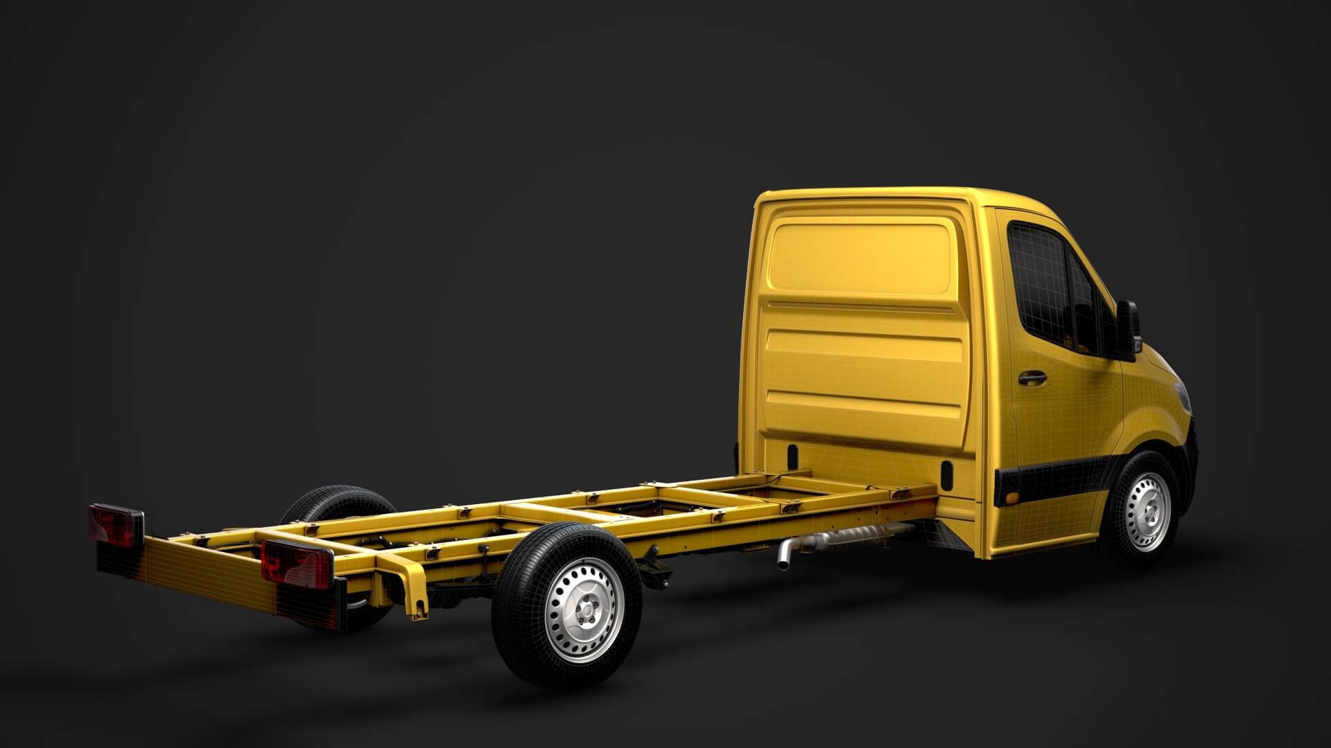 Freightliner Sprinter Chassis Single Cab L3 RWD 2019 - 3D Model by ...