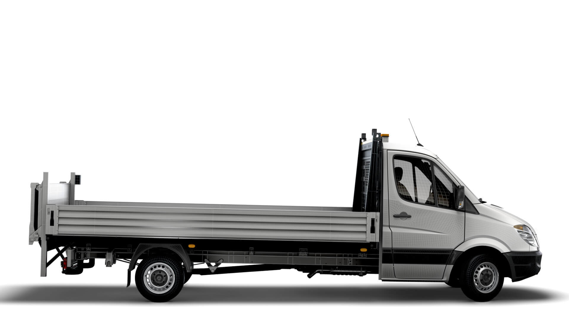 Freightliner Sprinter Dropside Tail Lift 2018 - 3D Model by Creator 3D