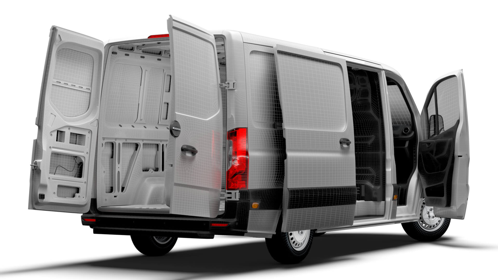 Freightliner Sprinter L2H1 RWD HQ Interior 2024 - 3D Model by Creator 3D
