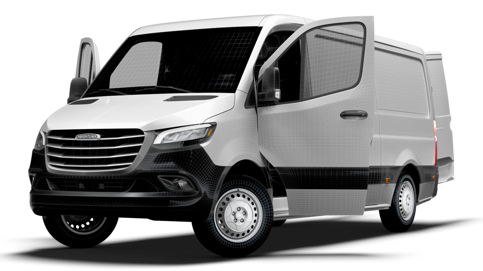 Freightliner Sprinter L2H1 RWD HQ Interior 2024 - 3D Model by Creator 3D