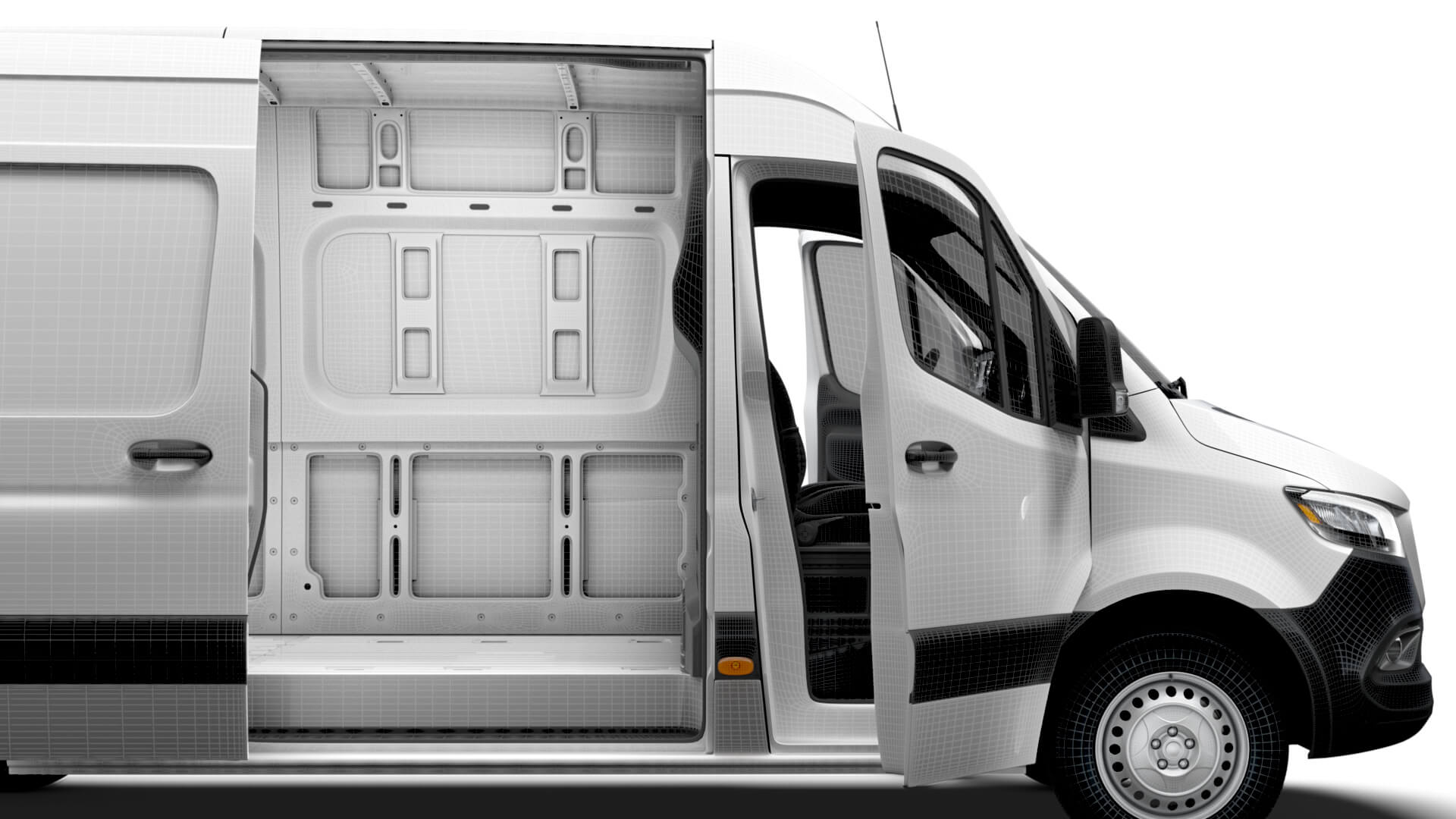 Freightliner Sprinter L2H2 FWD HQ Interior 2024 - 3D Model by Creator 3D