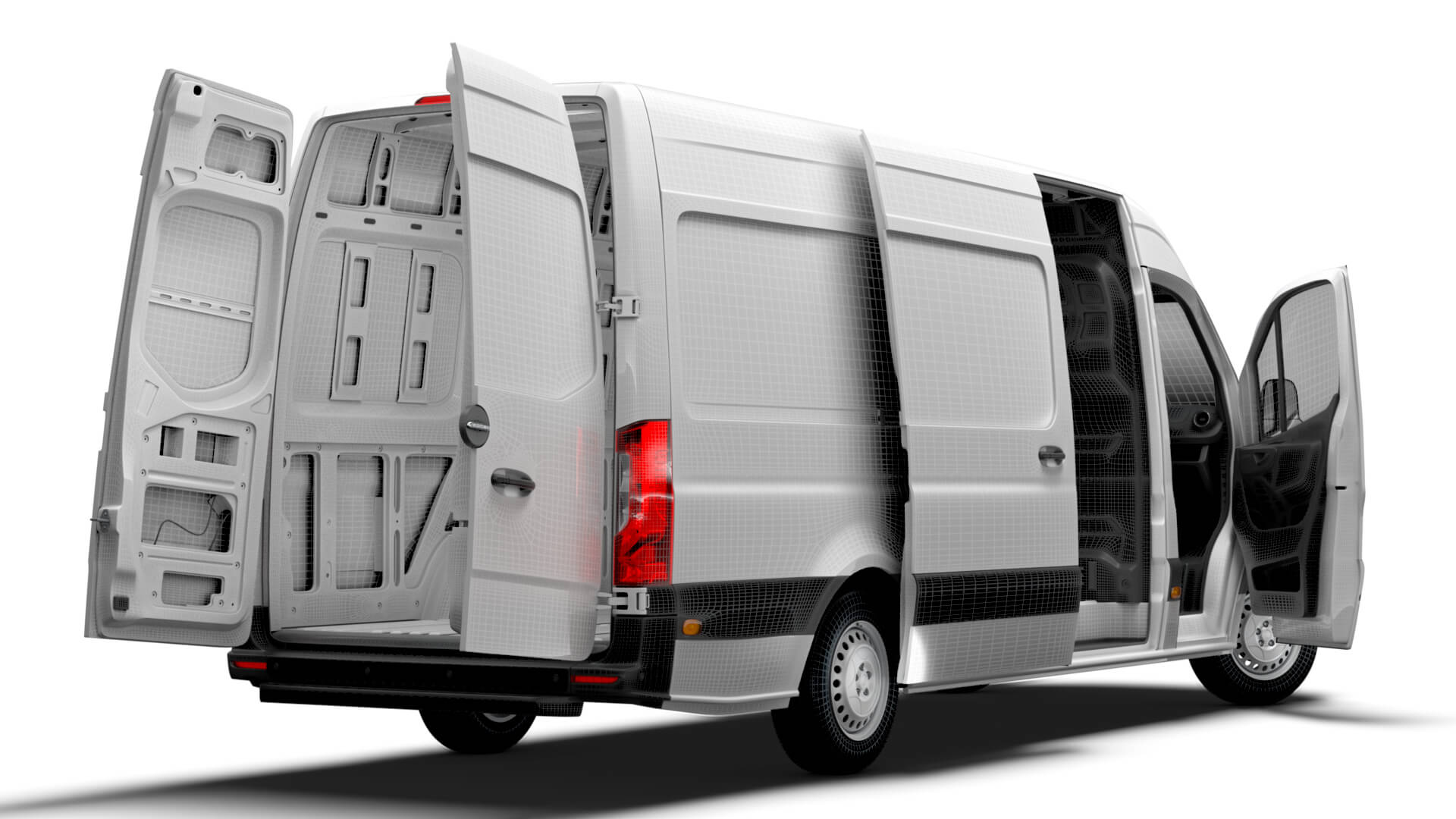 Freightliner Sprinter L3H2 RWD HQ Interior 2024 - 3D Model by Creator 3D