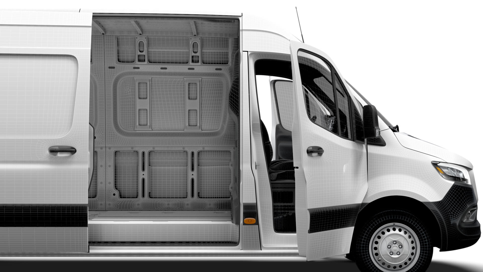 Freightliner Sprinter L4H2 RWD HQ Interior 2024 - 3D Model by Creator 3D