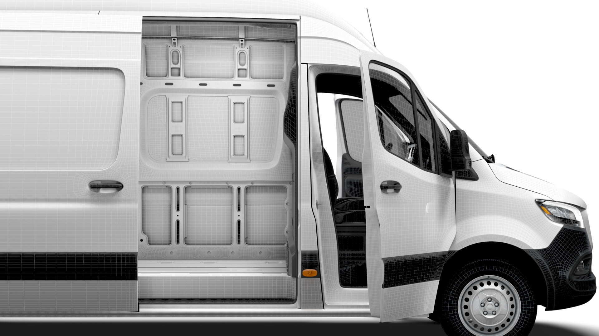 Freightliner Sprinter L4H3 RWD HQ Interior 2024 - 3D Model by Creator 3D