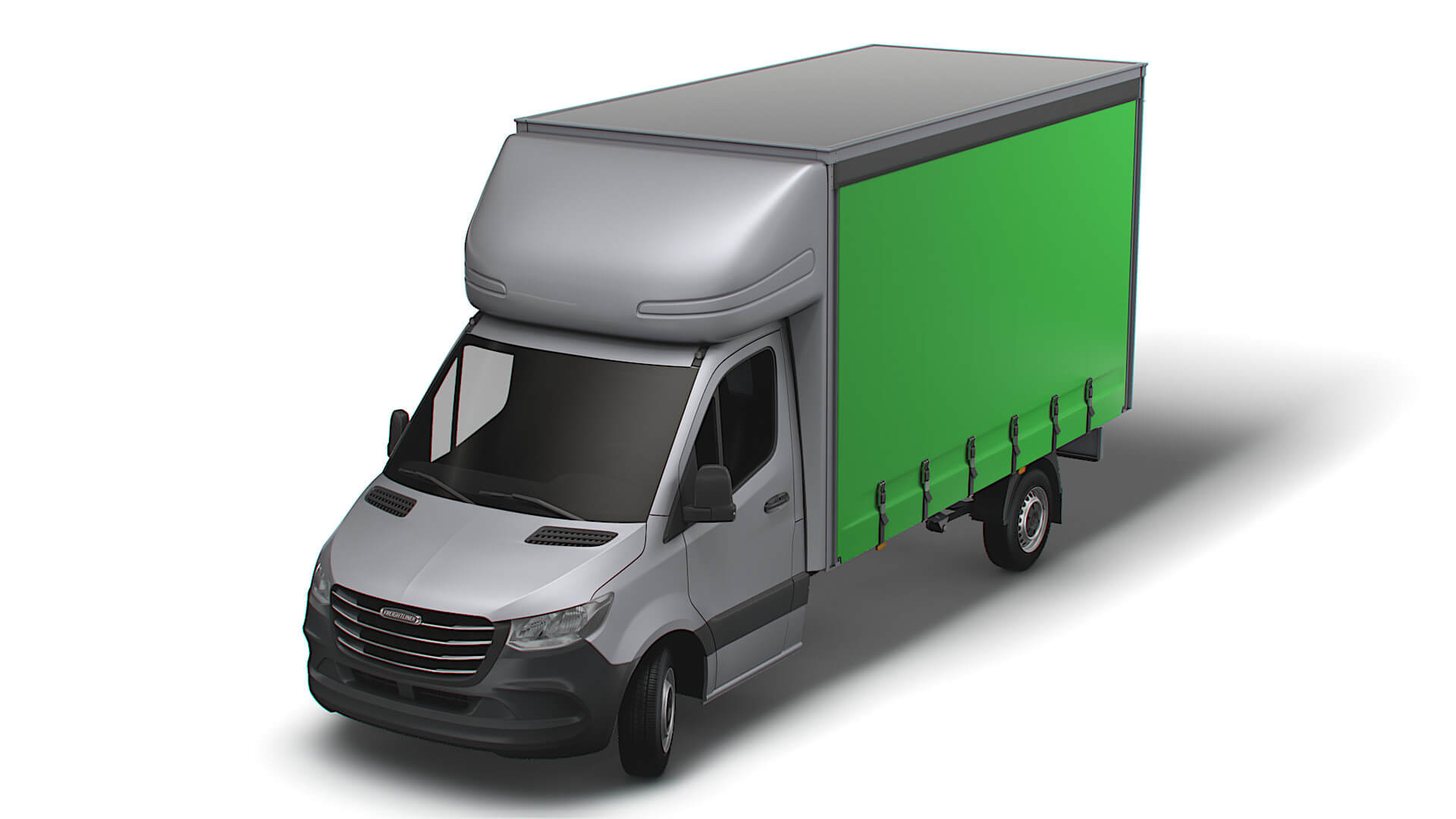 Freightliner Sprinter Luton Curtainsider 2023 - 3D Model by Creator 3D
