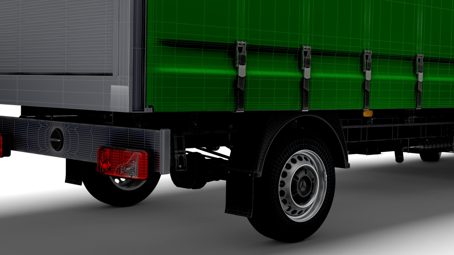 Freightliner Sprinter Luton Curtainsider 2023 - 3D Model by Creator 3D