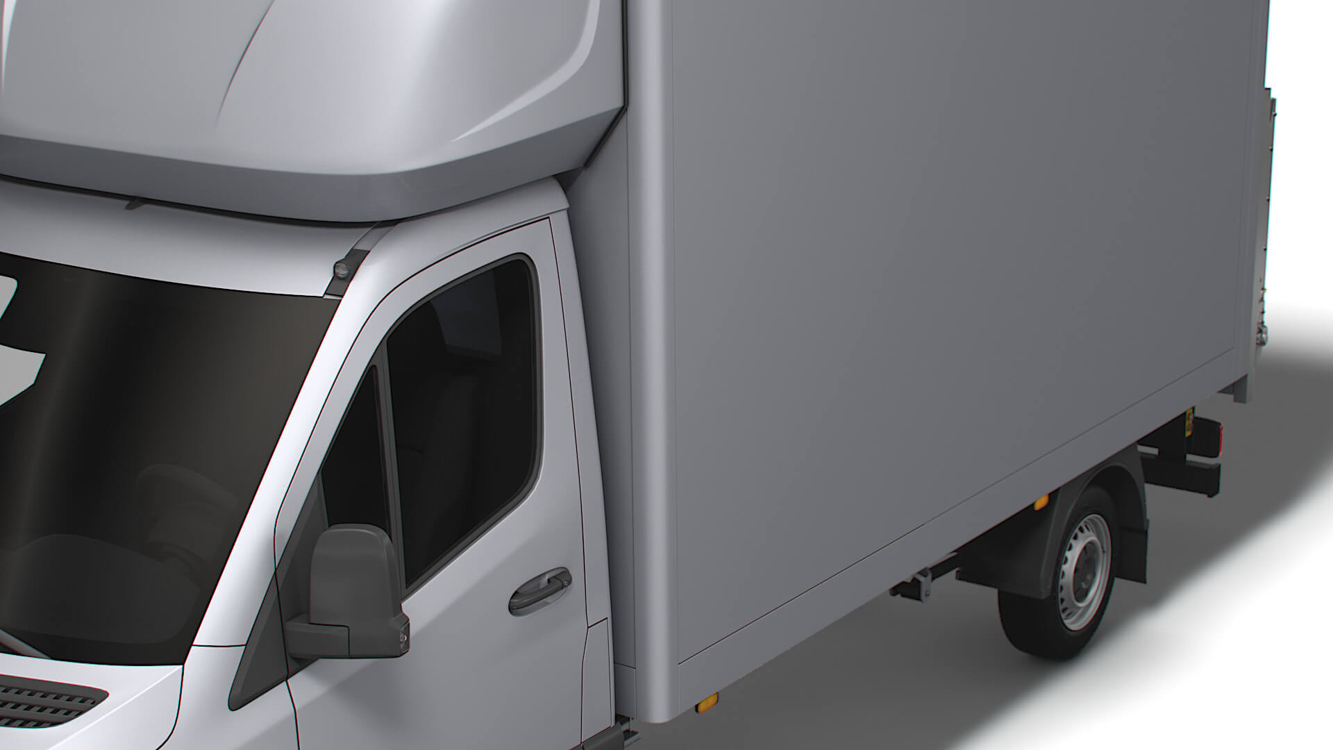 Freightliner Sprinter Luton Tail Lift 2023 - 3D Model by Creator 3D