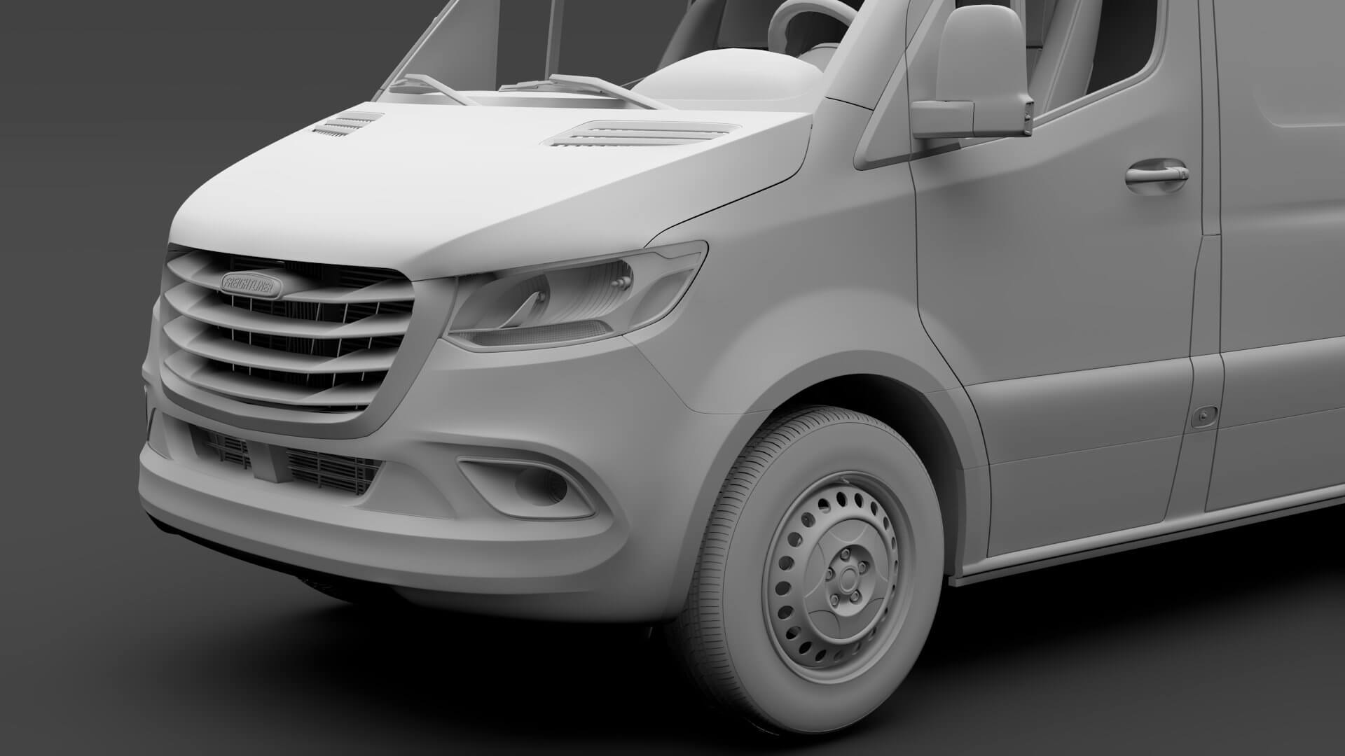 Freightliner Sprinter Panel Van L3H3 RWD 2019 - 3D Model by Creator 3D