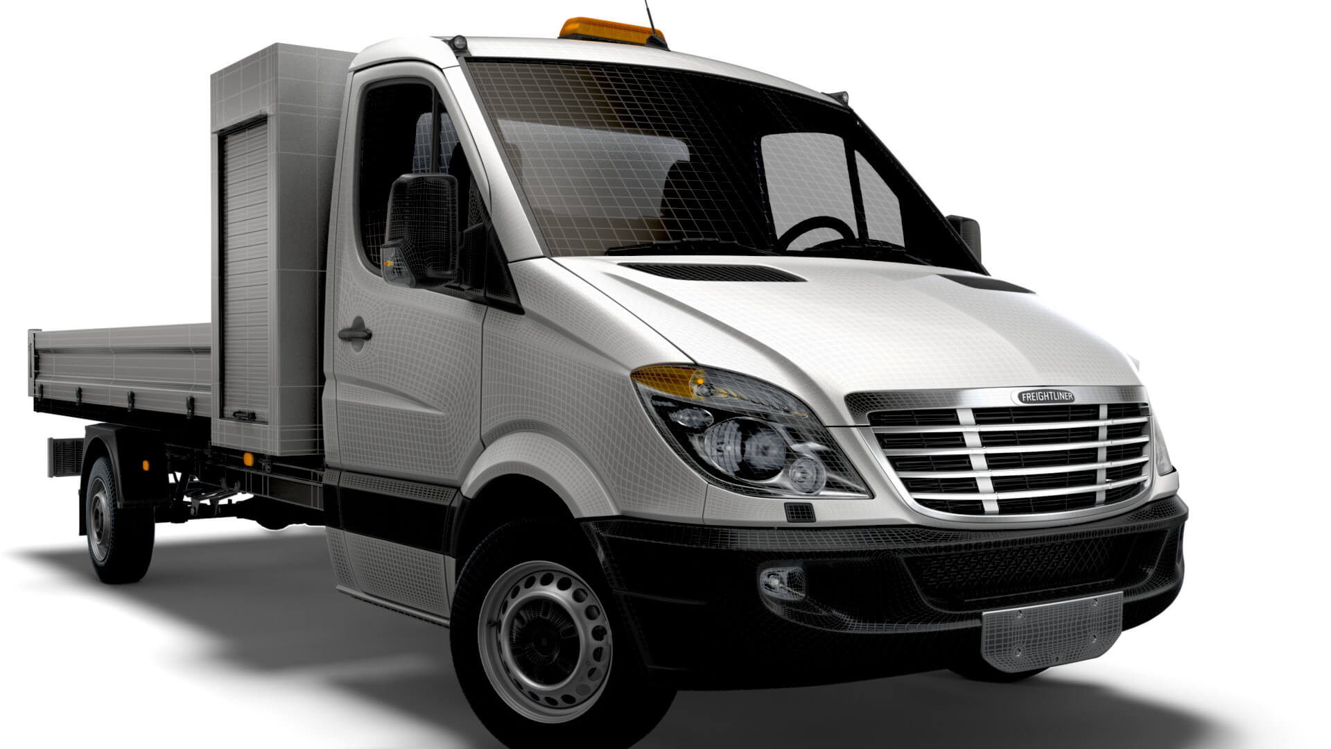 Freightliner Sprinter Single Cab Tipper Toolpod 2018 - 3D Model by ...