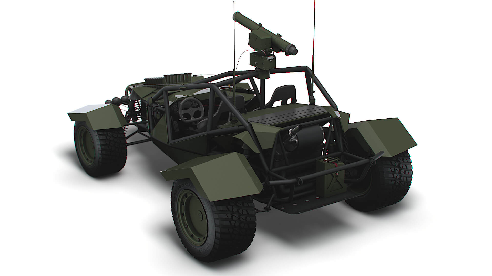 Generic Military Buggy ATGM 2023 - 3D Model by Creator 3D