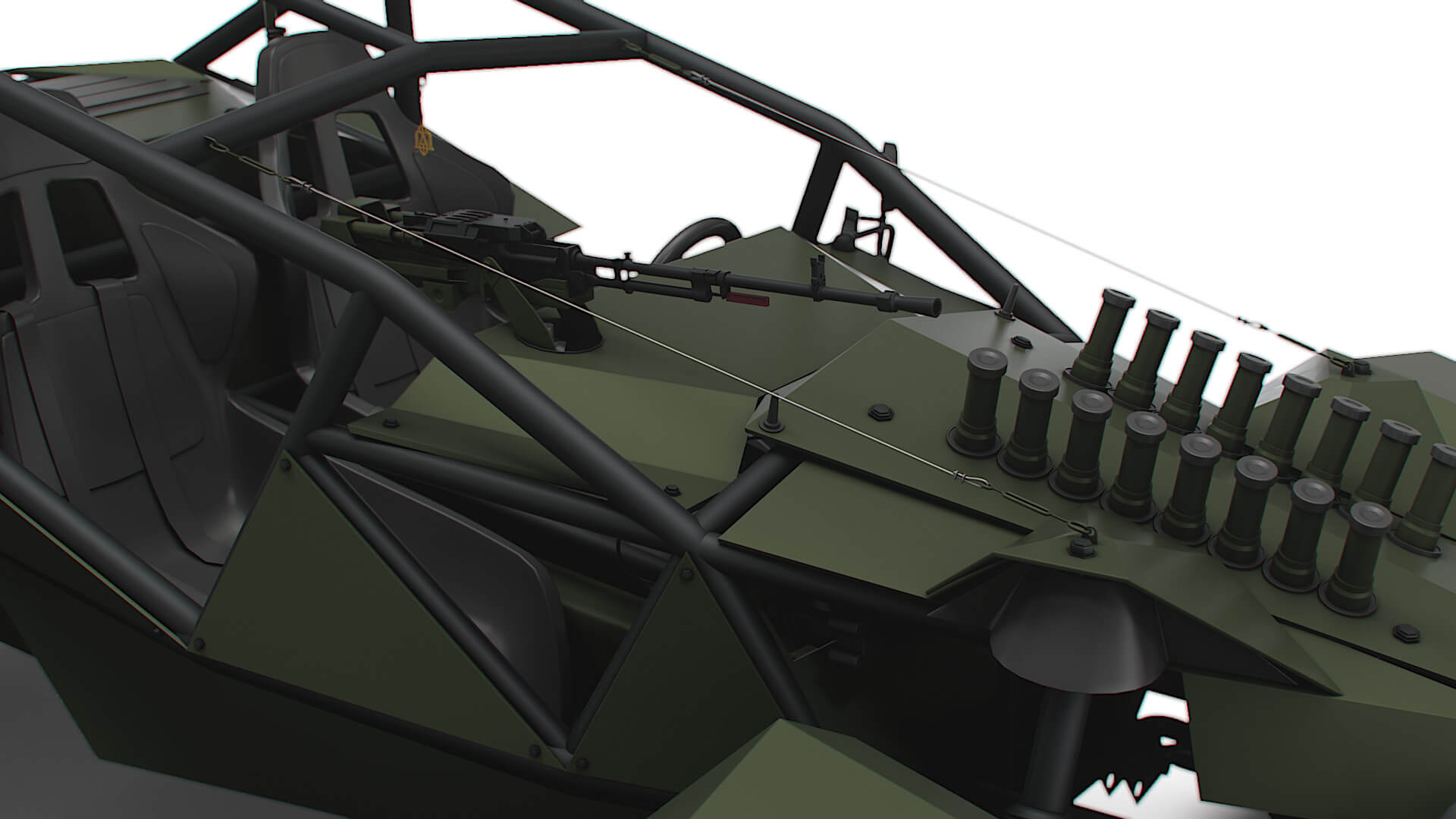 Generic Military Buggy Machine Gun 2023 - 3D Model by Creator 3D