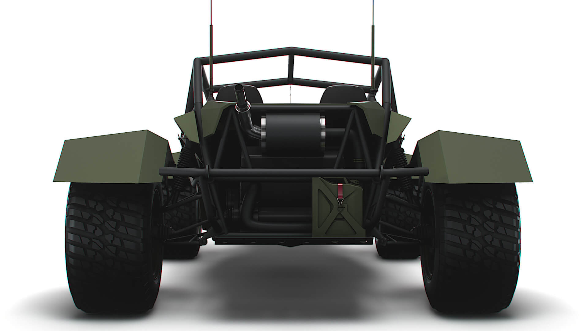 Generic Military Buggy Machine Gun 2023 - 3D Model by Creator 3D