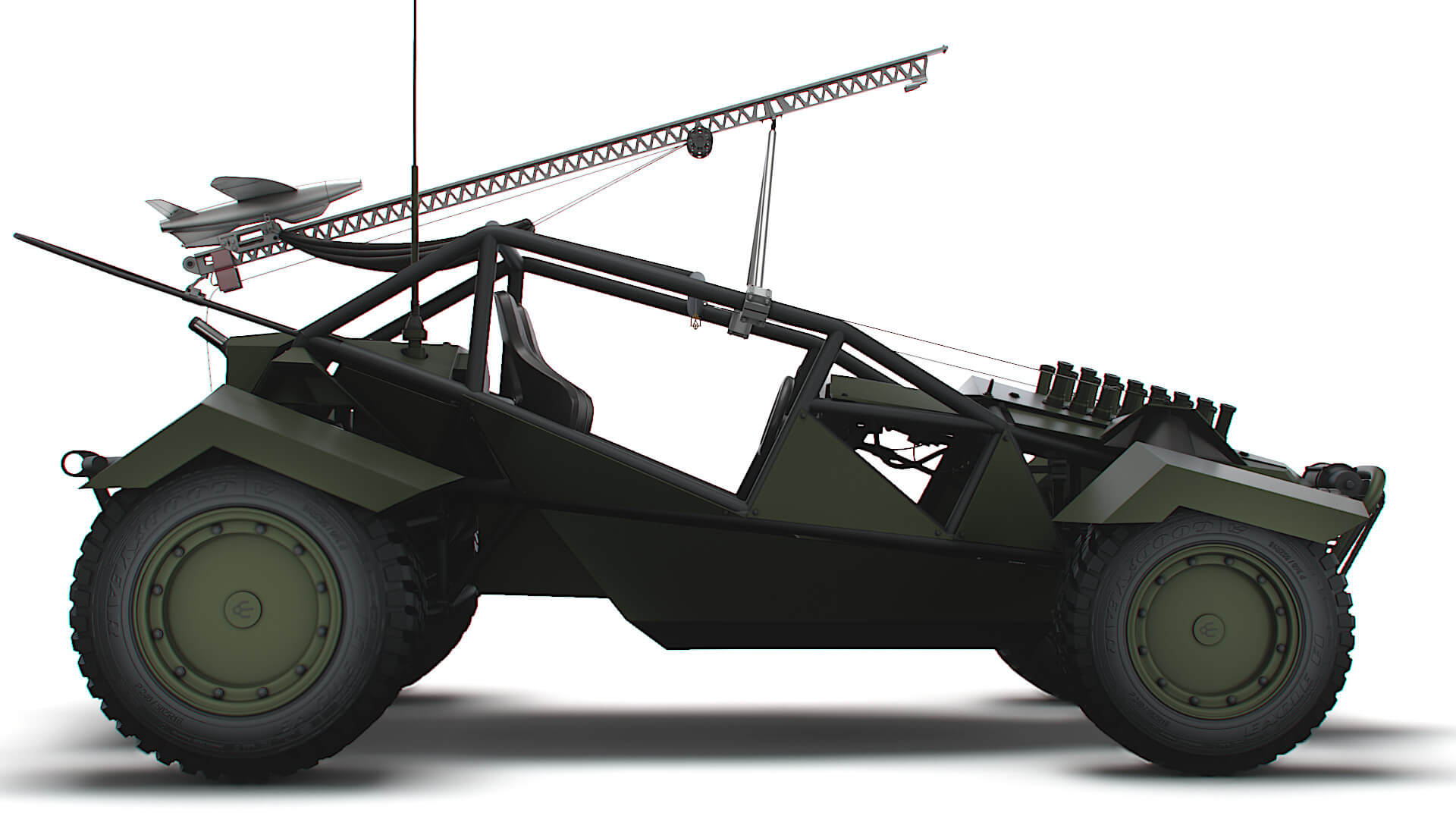 Generic Military Buggy UAV 2023 - 3D Model by Creator 3D