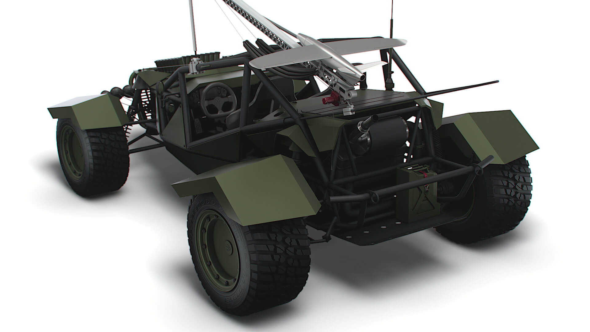 Generic Military Buggy UAV 2023 - 3D Model by Creator 3D