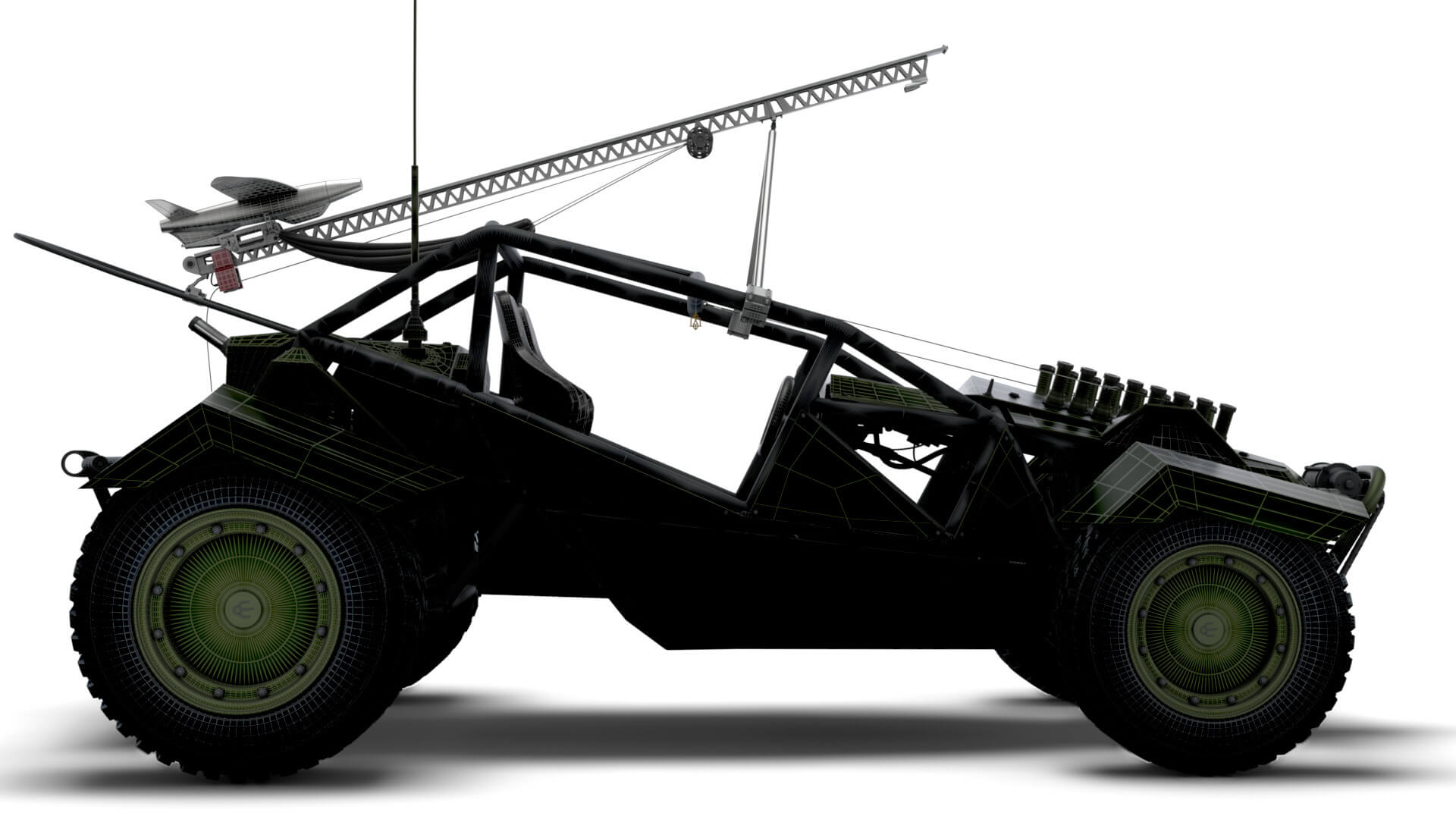 Generic Military Buggy UAV 2023 - 3D Model by Creator 3D