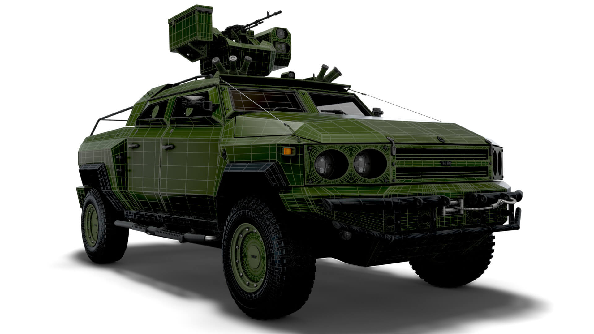 Generic MRAP Tkhir DKBM 2022 - 3D Model by Creator 3D