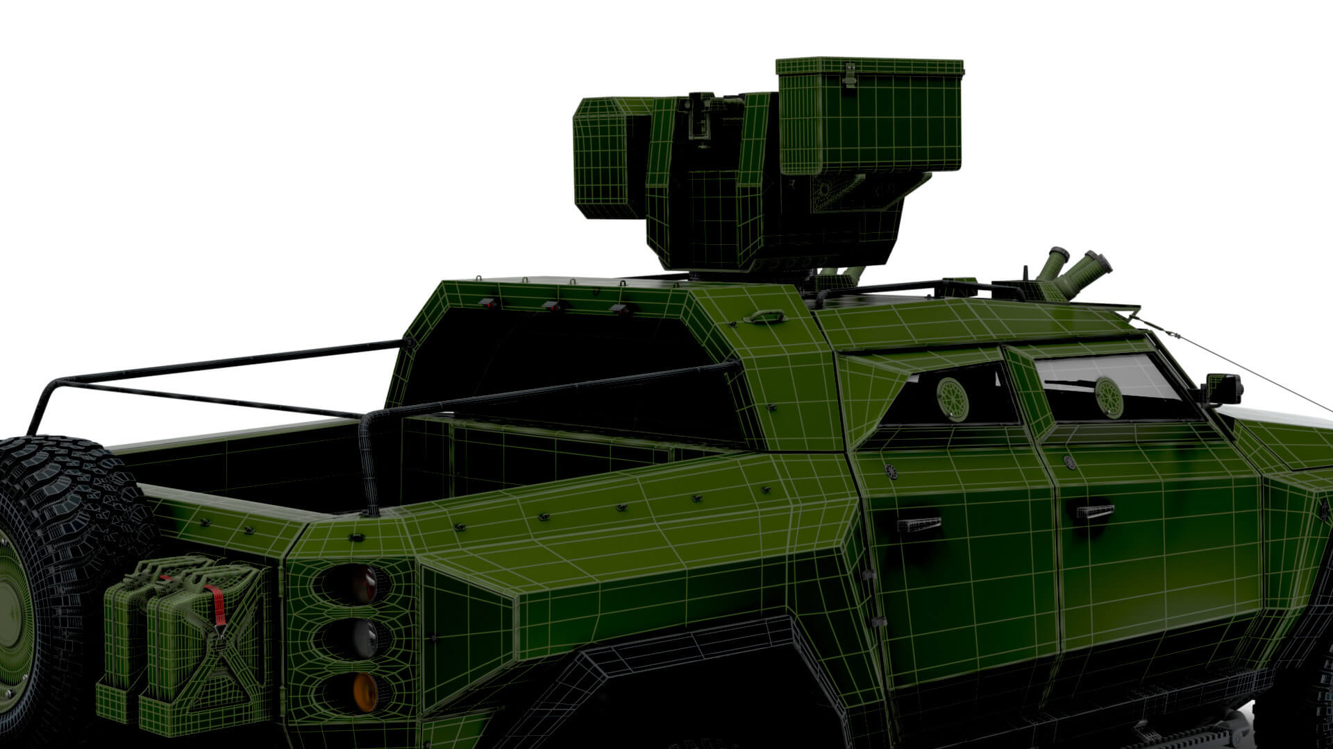 Generic MRAP Tkhir DKBM 2022 - 3D Model by Creator 3D