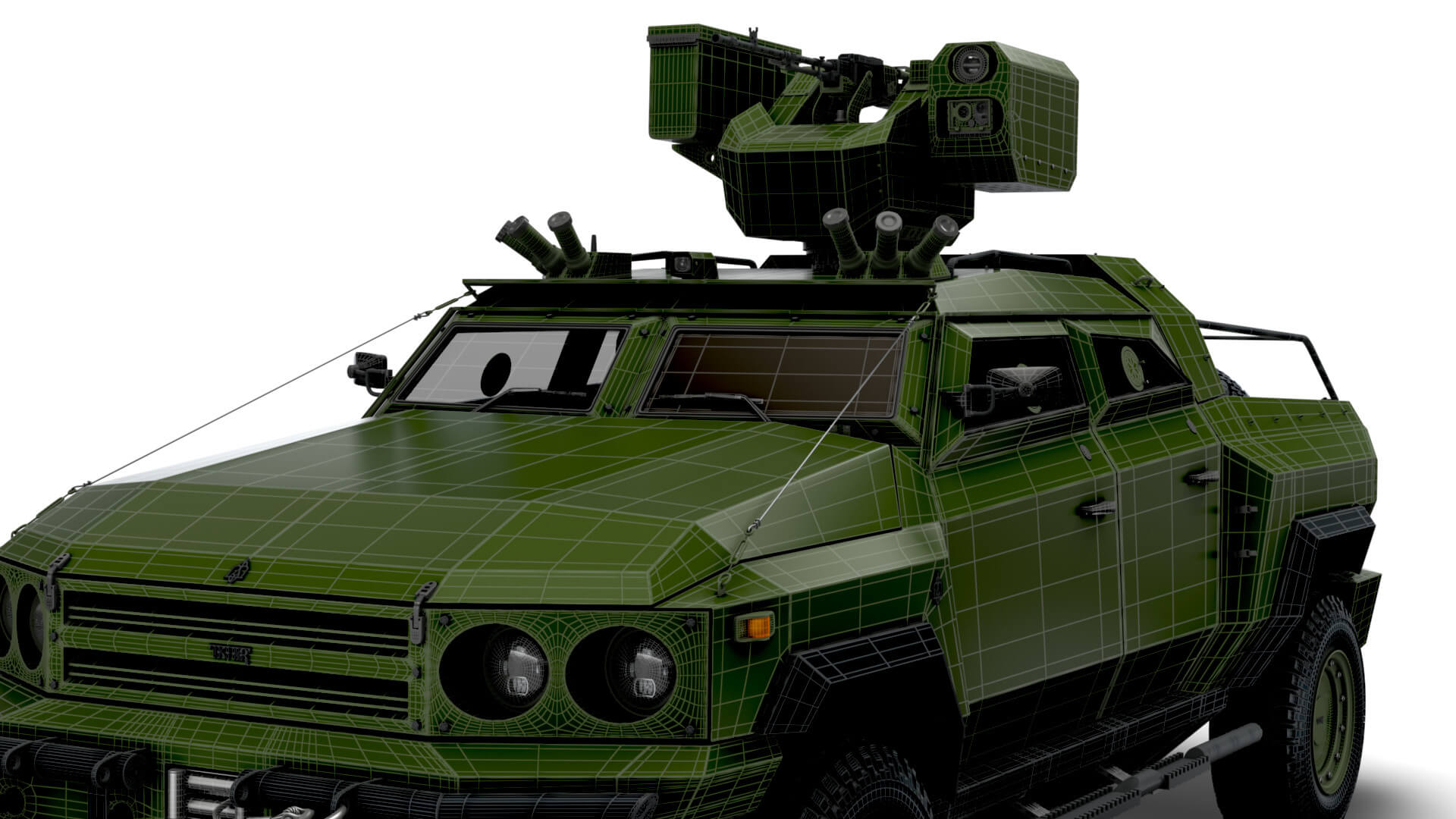 Generic MRAP Tkhir DKBM 2022 - 3D Model by Creator 3D