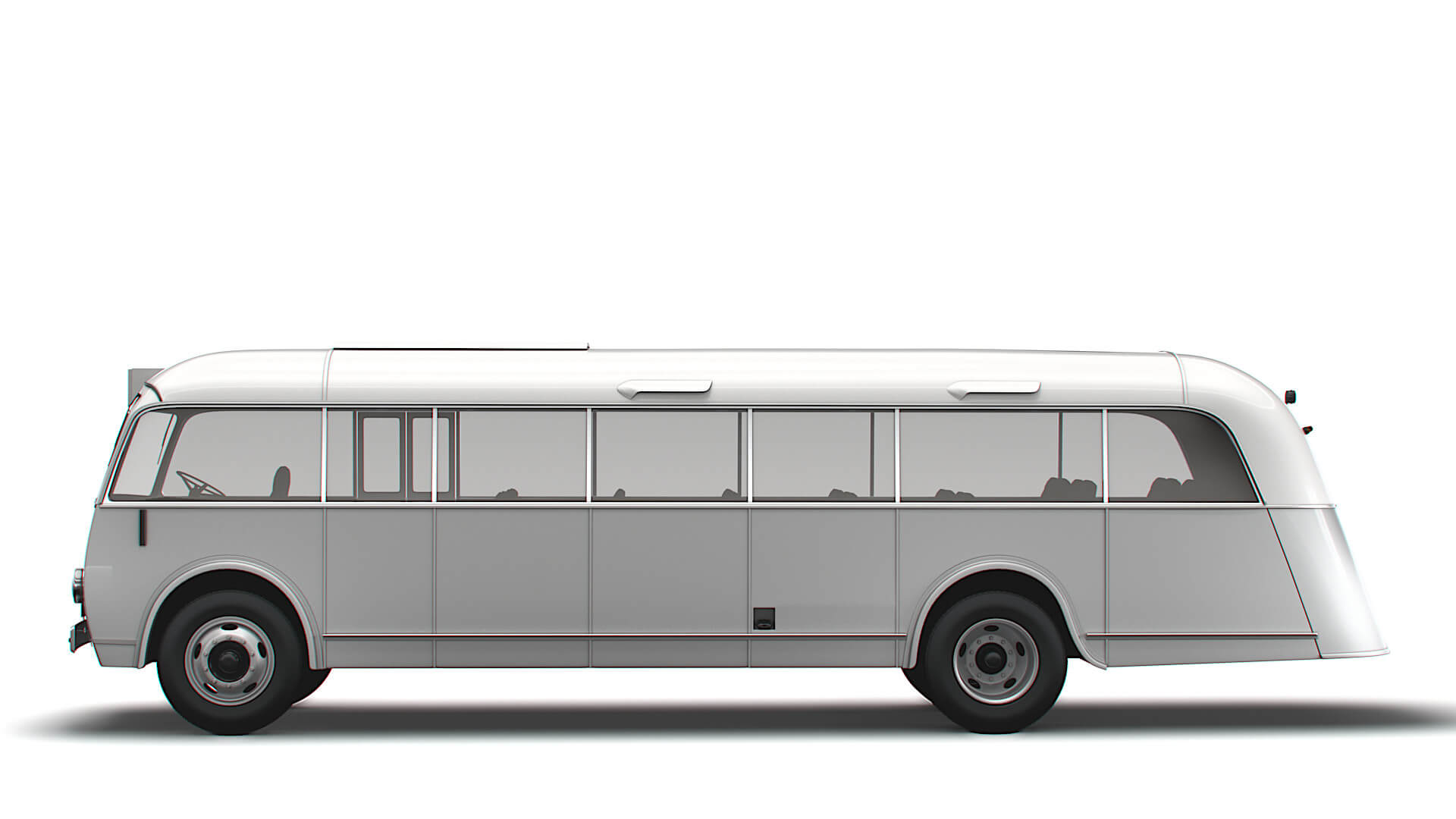 Old Bus Side View