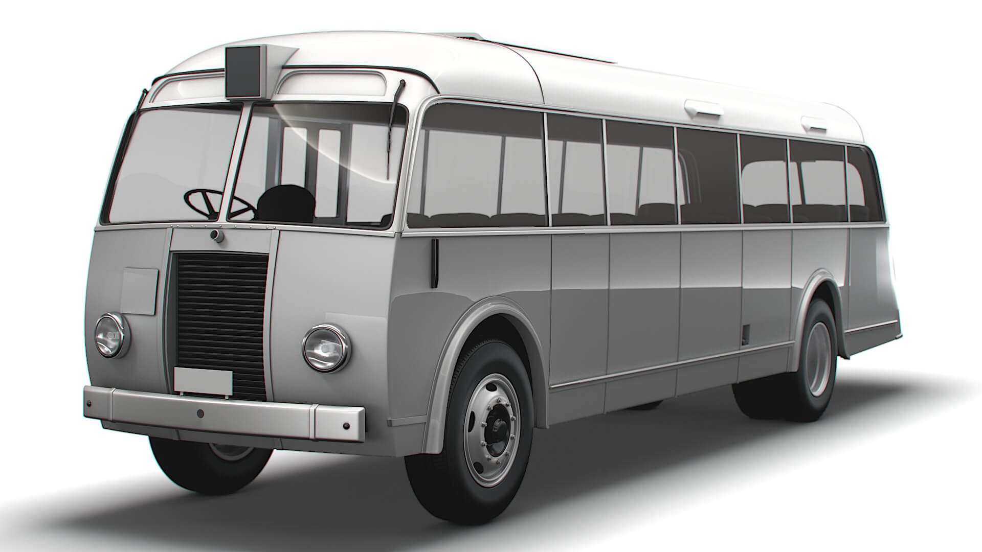 Generic Old Bus - 3D Model by Creator 3D