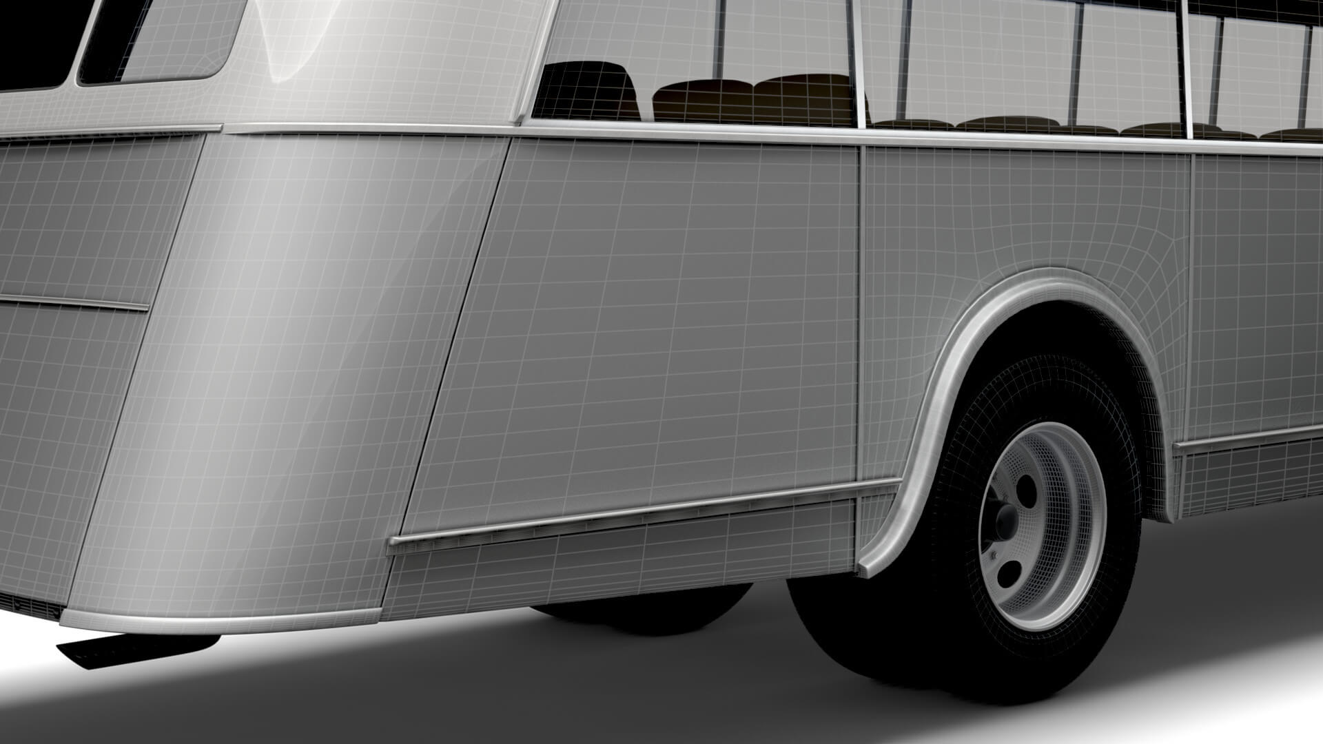 Generic Old Bus - 3D Model by Creator 3D