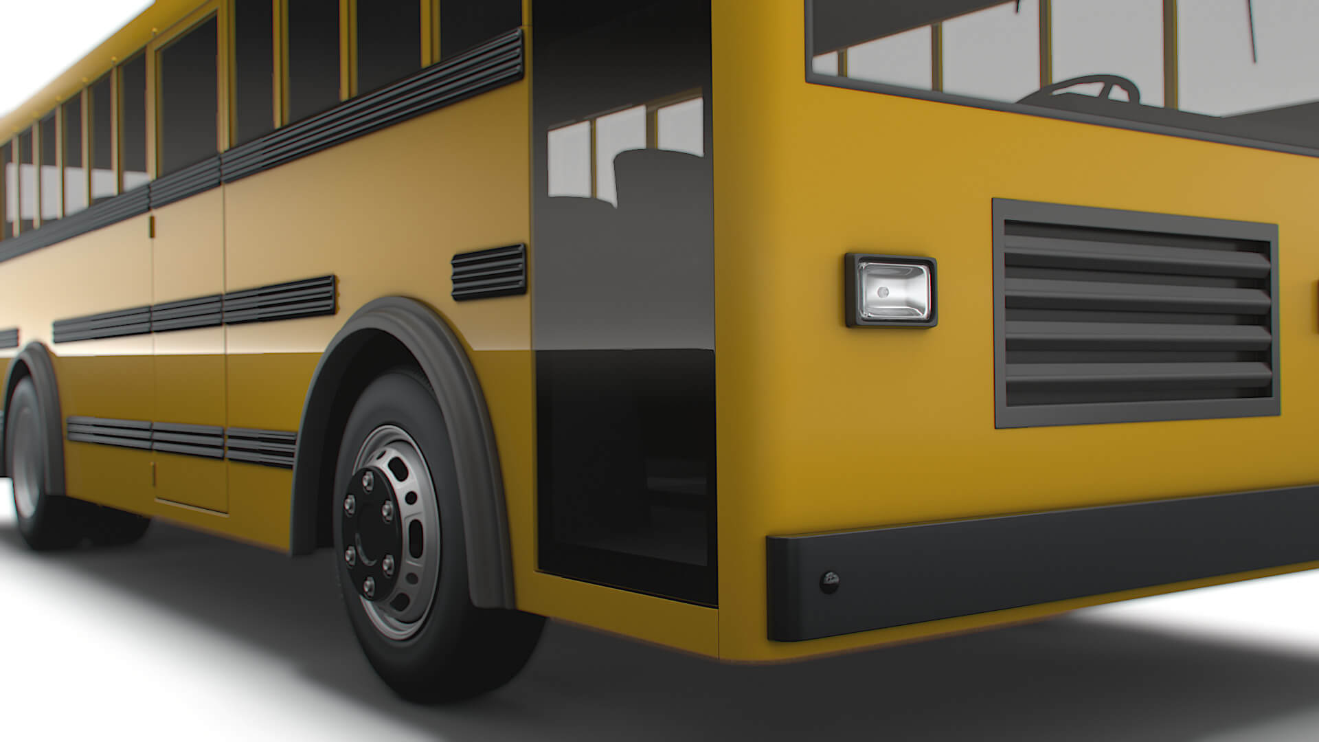 Generic School Bus - 3D Model by Creator 3D