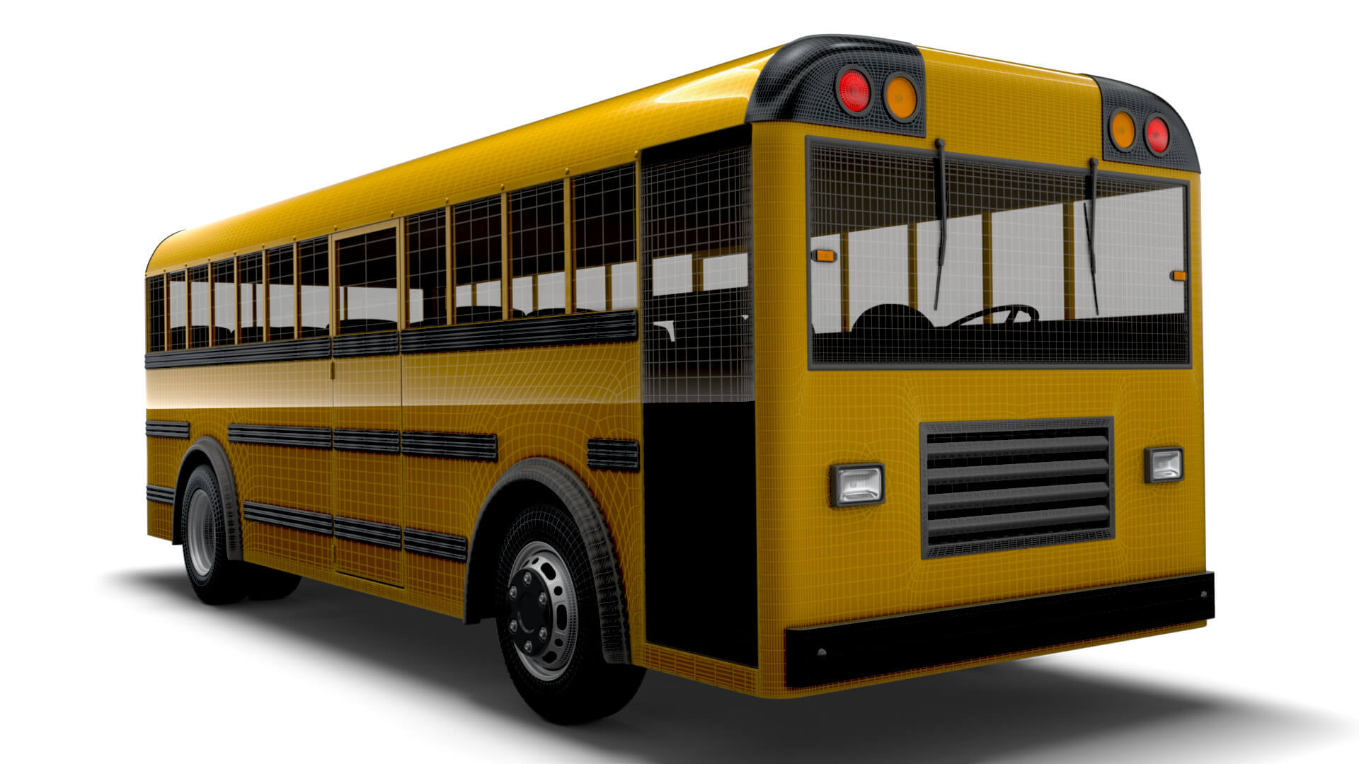 Generic School Bus - 3D Model by Creator 3D