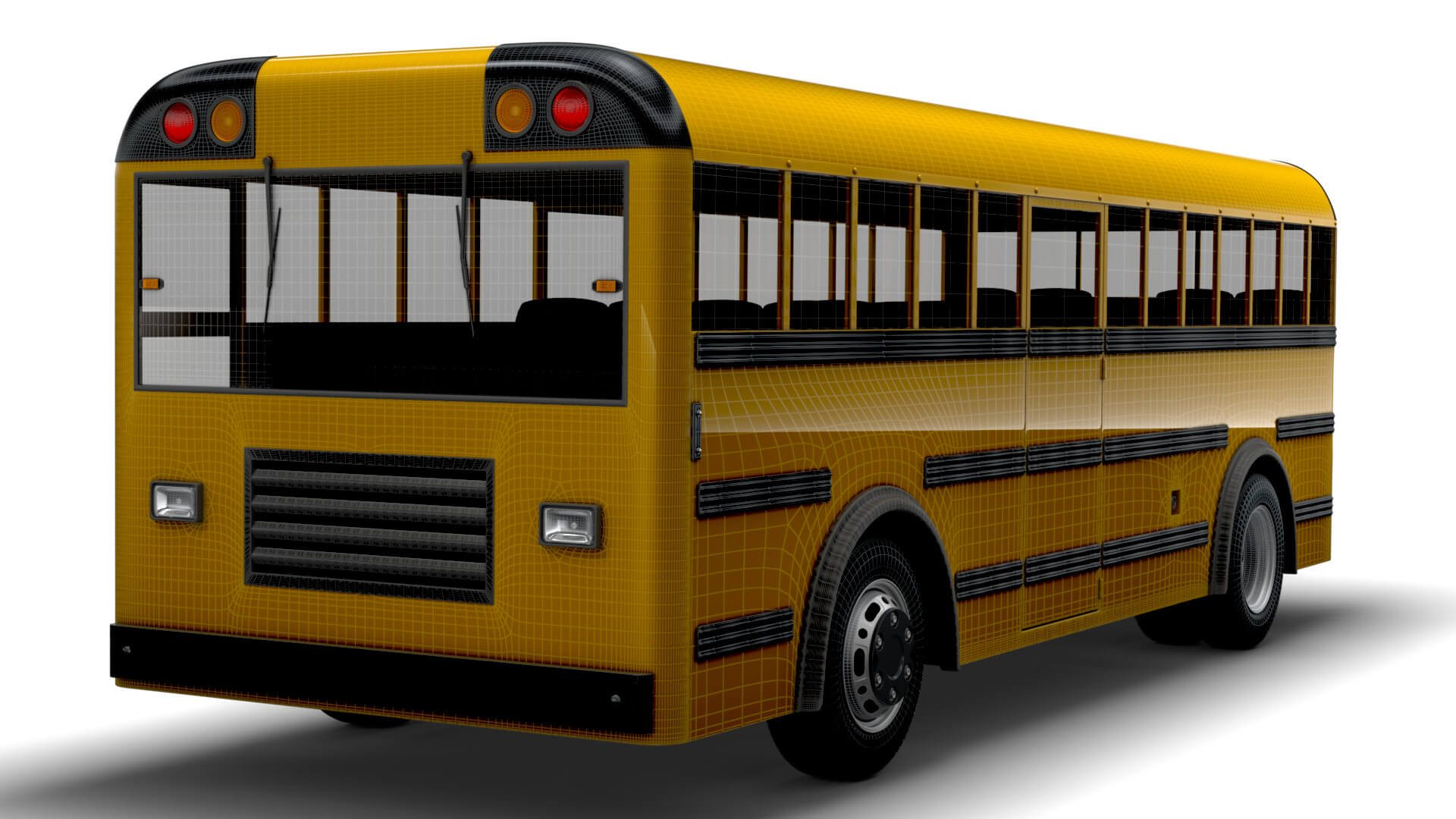 Generic School Bus - 3D Model by Creator 3D
