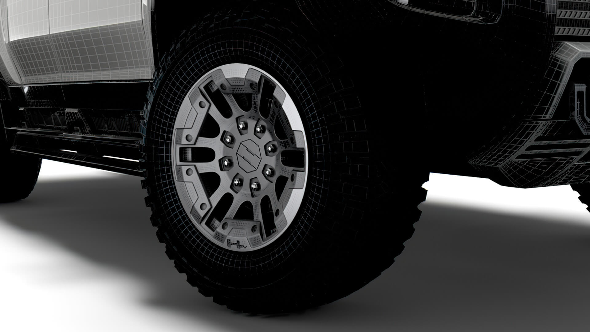 GMC Hummer EV Pickup 2022 Wheel - 3D Model by Creator 3D