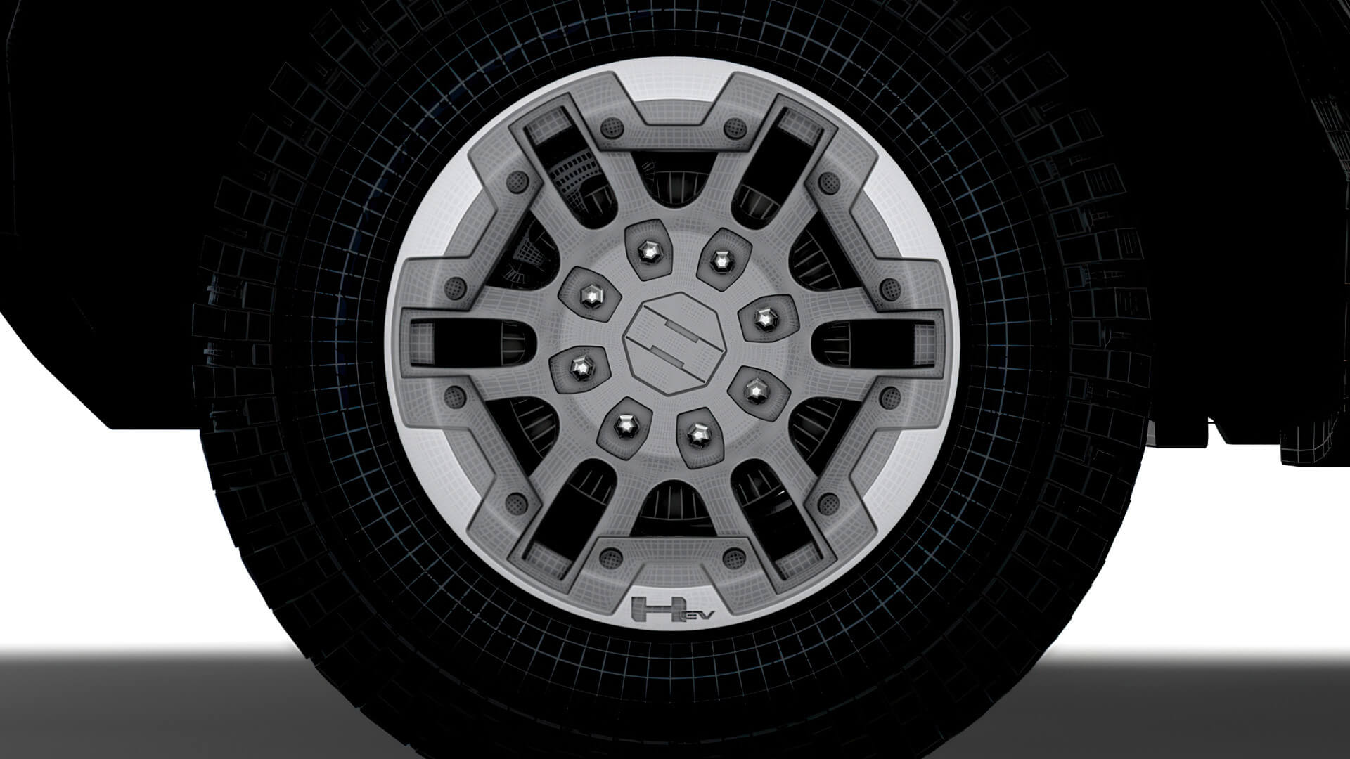 GMC Hummer EV Pickup 2022 Wheel - 3D Model by Creator 3D
