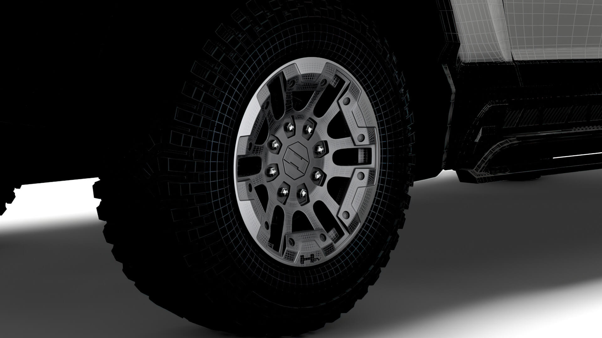 GMC Hummer EV Pickup 2022 Wheel - 3D Model by Creator 3D
