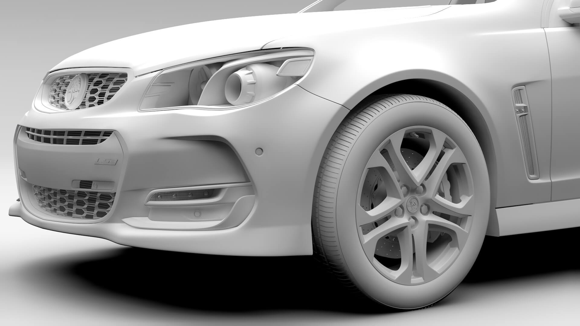 Holden Commodore SS Sportwagon VF Series II 2016 - 3D Model by Creator 3D