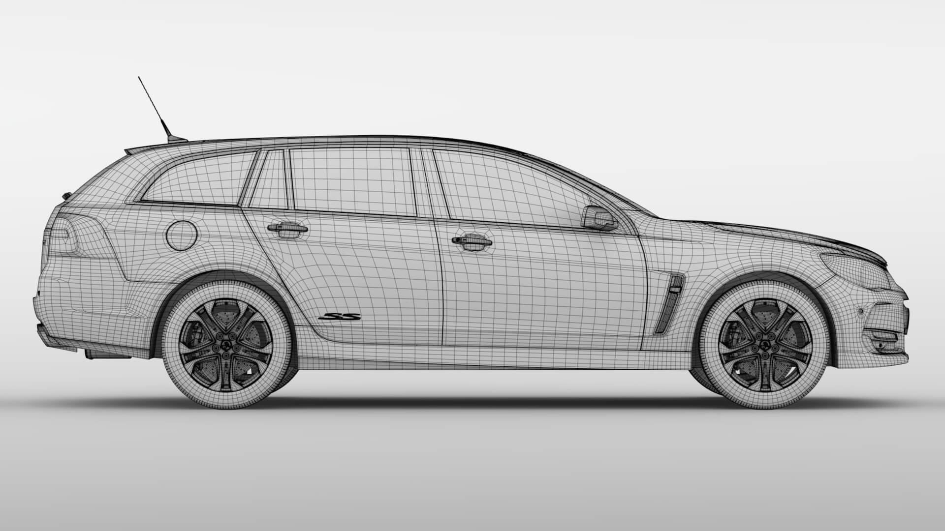 Holden Commodore SS V Redline Sportwagon VF Series II 2016 - 3D Model ...