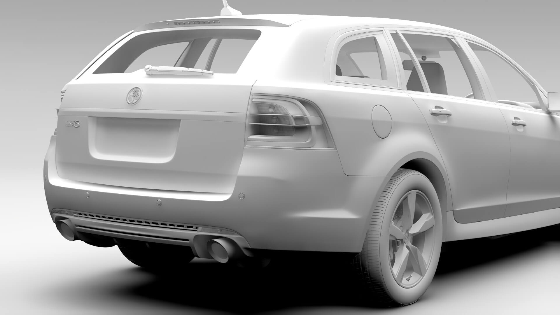 Holden Commodore SV6 Sportwagon VF Series II 2016 - 3D Model by Creator 3D